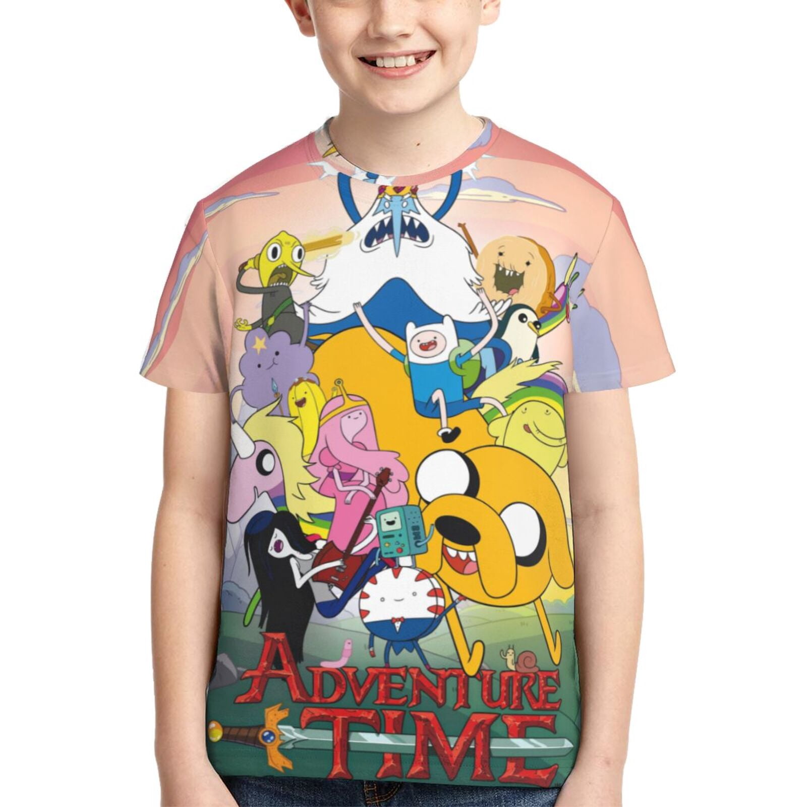 Adventure Time Jake the Dog T Shirts 3D Printed Short Sleeve Tee Shirt ...