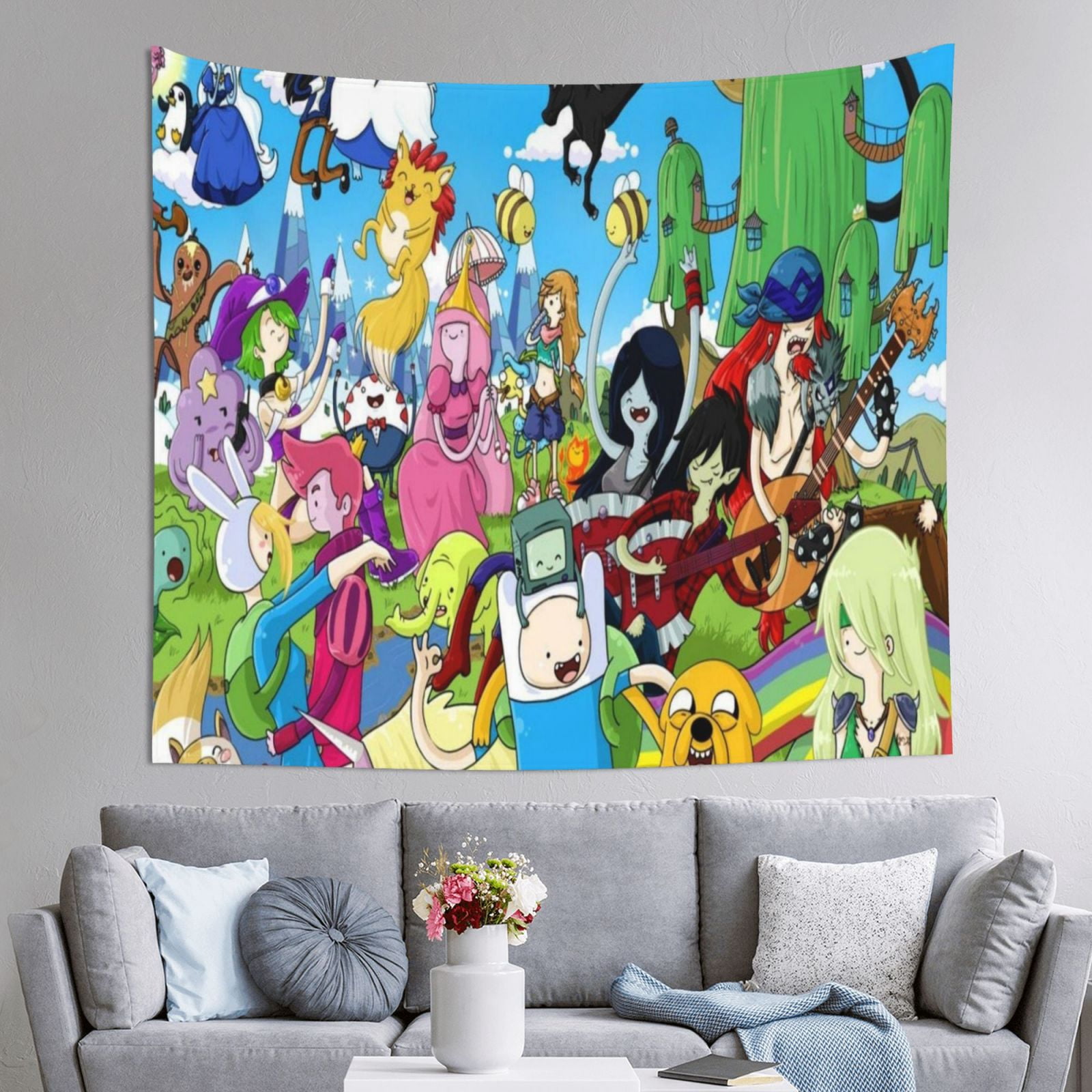 Adventure Time Jake the Dog Wall Tapestry Cartoon Poster Wall Hanging ...