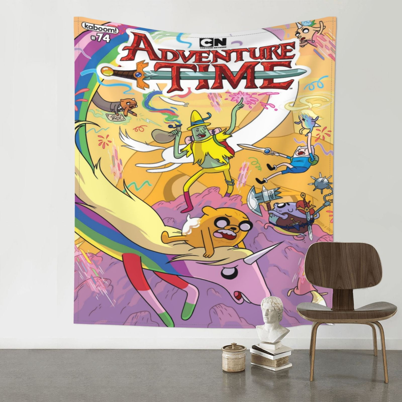 Adventure Time Jake the Dog Wall Tapestry Cartoon Poster Wall Hanging ...