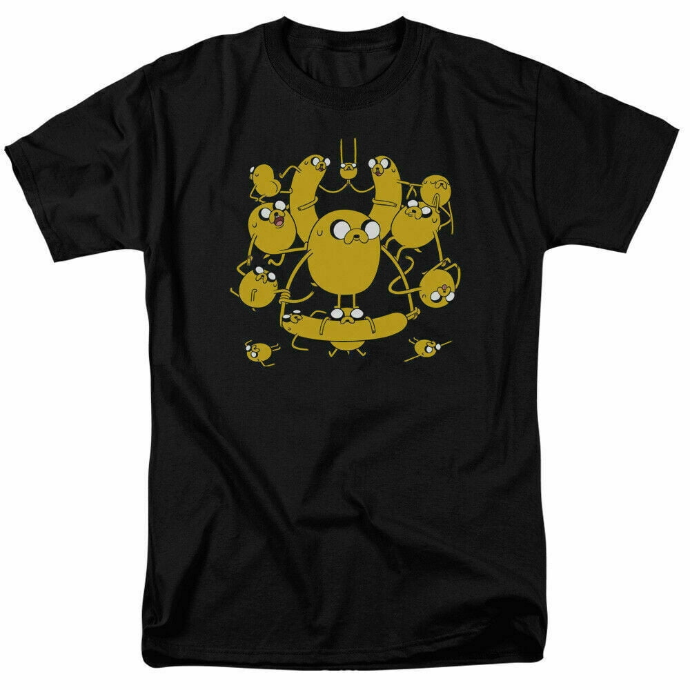 Adventure Time Jakes Shirt Mens Licensed Cartoon Merchandise Jake Black ...