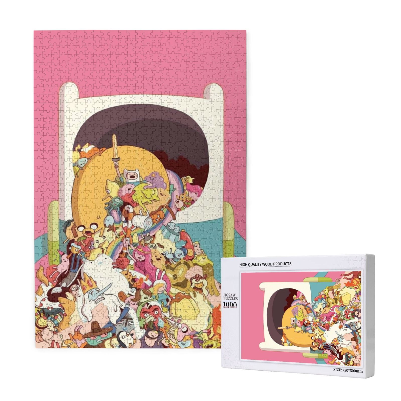 Adventure Time Jigsaw Puzzle 1000 Pieces Wooden Puzzle Home Decor ...