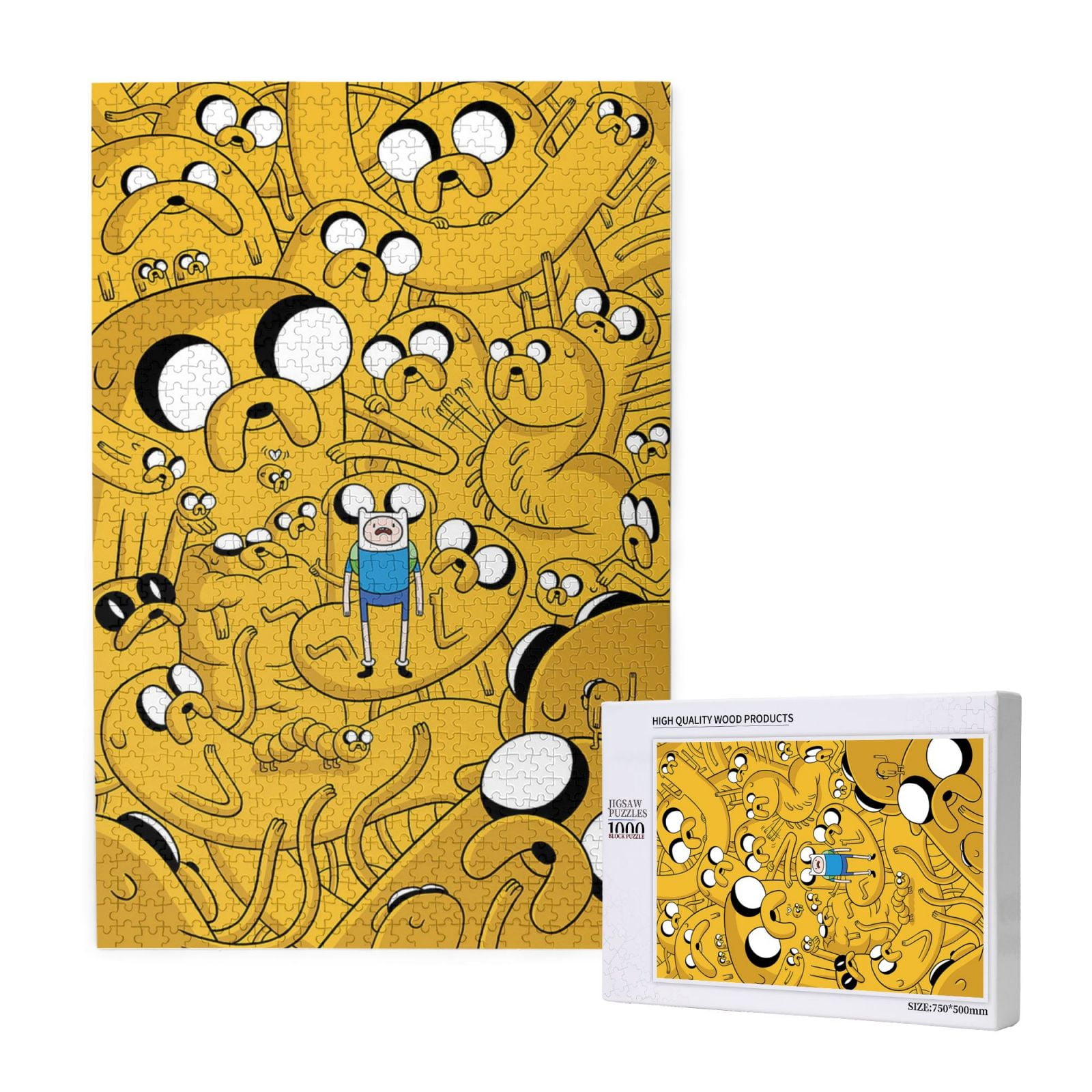 Adventure Time Jigsaw Puzzle 1000 Pieces Wooden Puzzle Home Decor ...