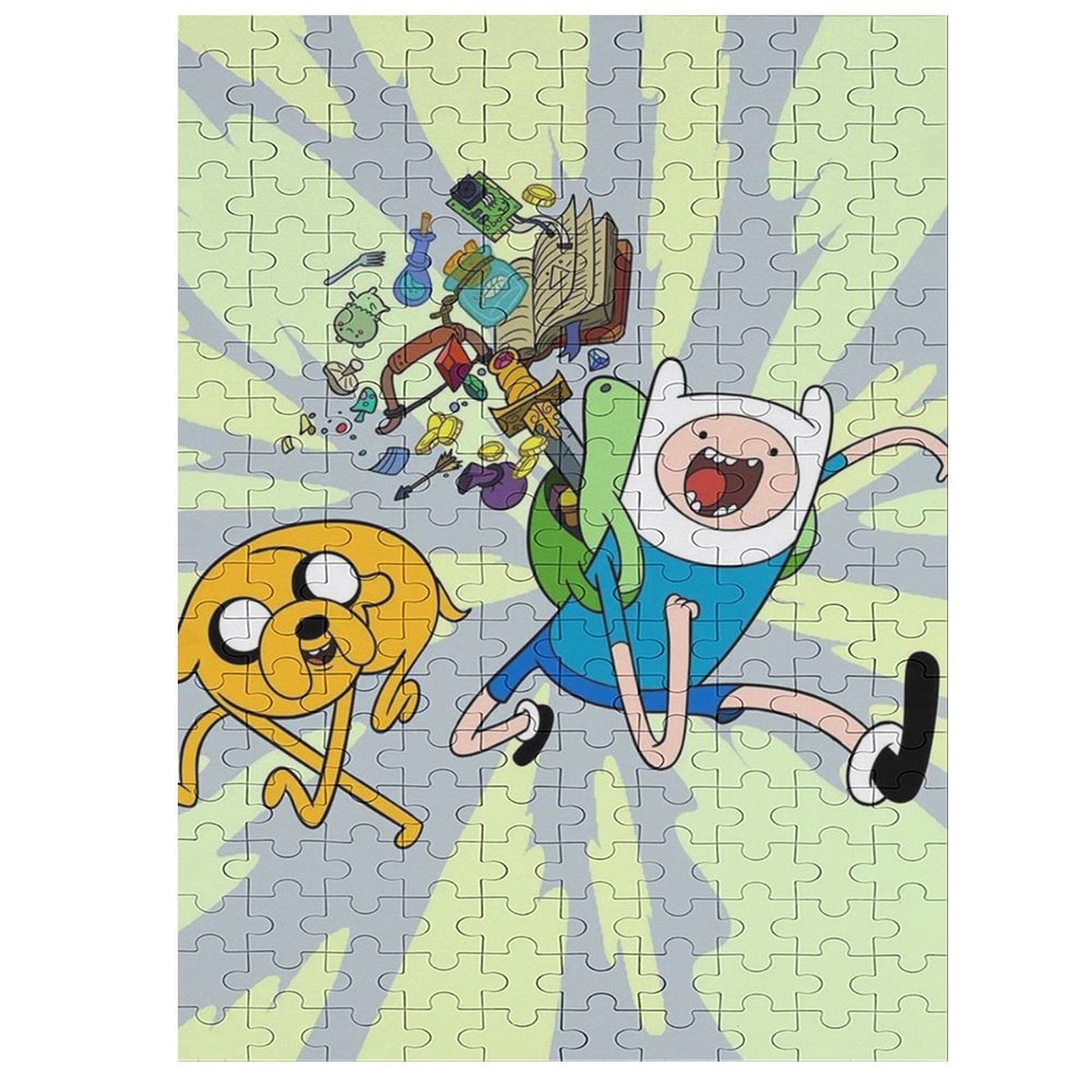 Adventure Time Jigsaw Puzzle, Wood Puzzles Adult, 200 PCS Jigsaw Puzzle ...