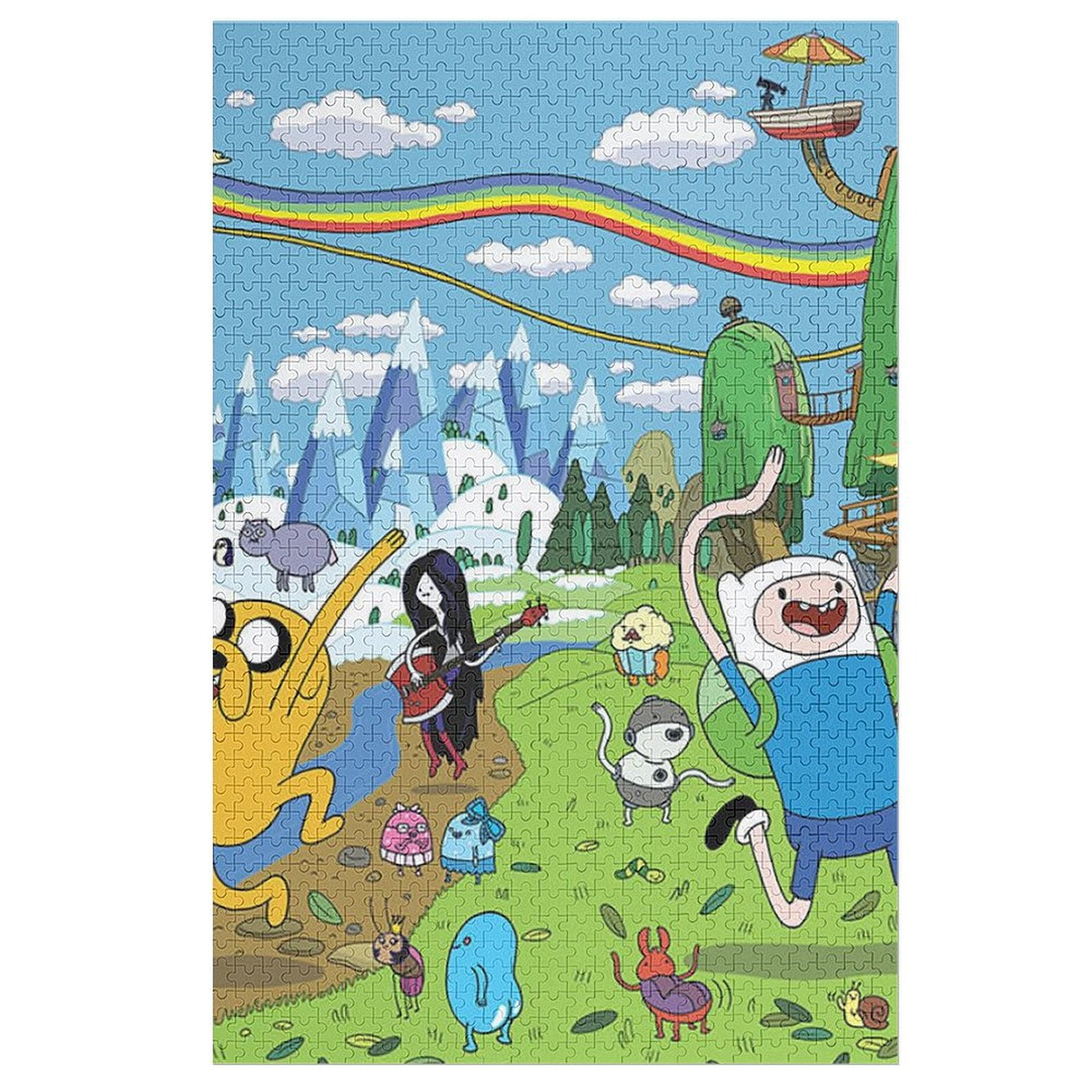 Adventure Time Jigsaw Puzzles for Kids Adults Adventure Time Merch 1000 ...