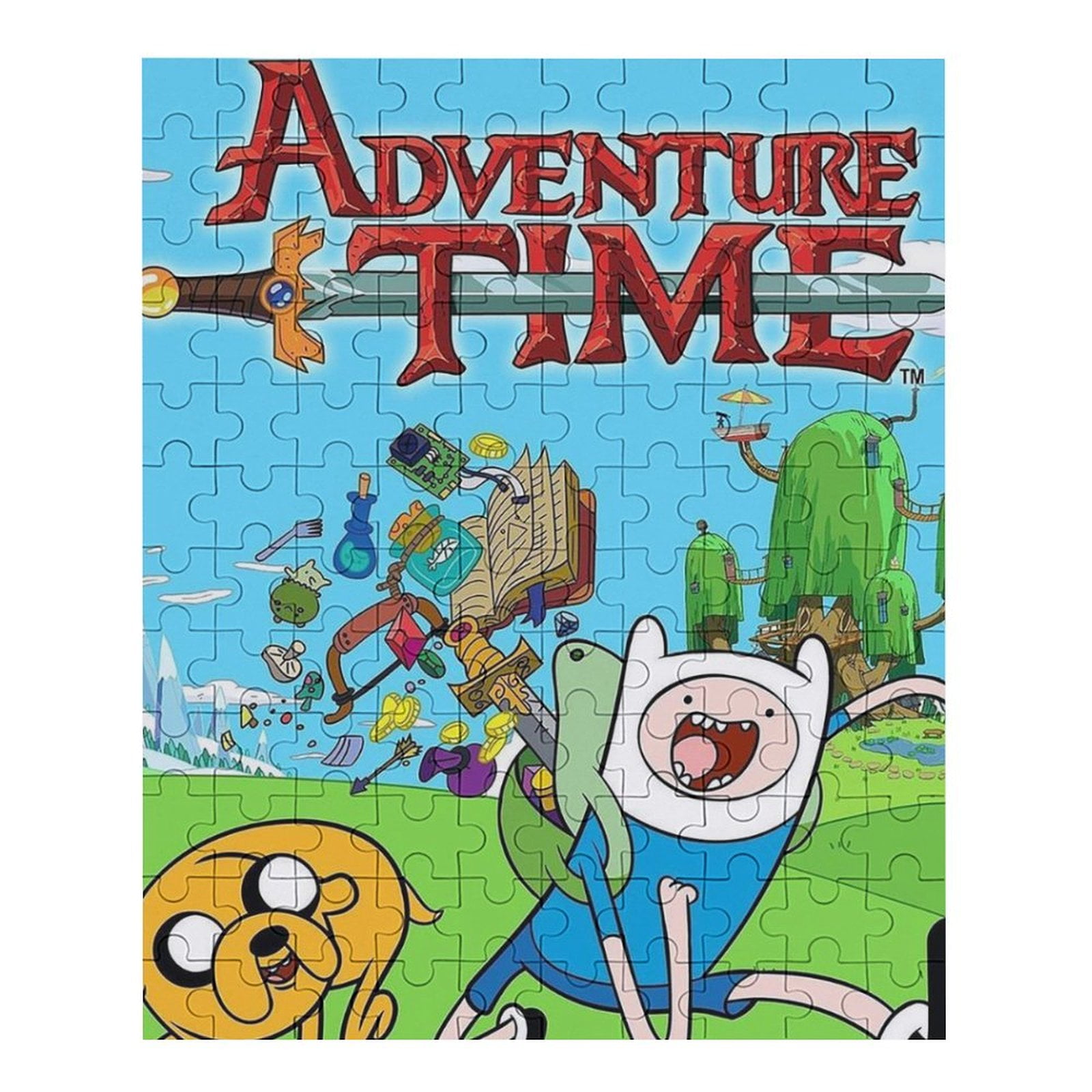 Adventure Time Jigsaw Puzzles for Kids Adults Adventure Time Merch 120 ...
