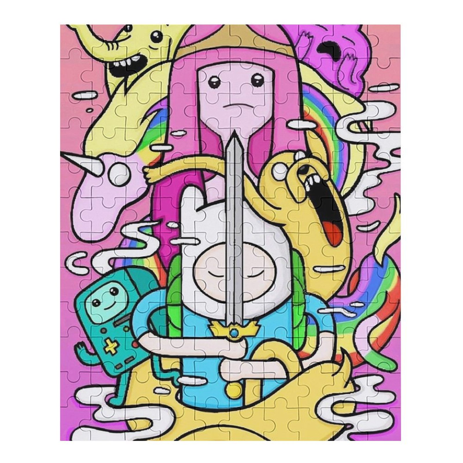 Adventure Time Jigsaw Puzzles for Kids Adults Adventure Time Merch 70 ...