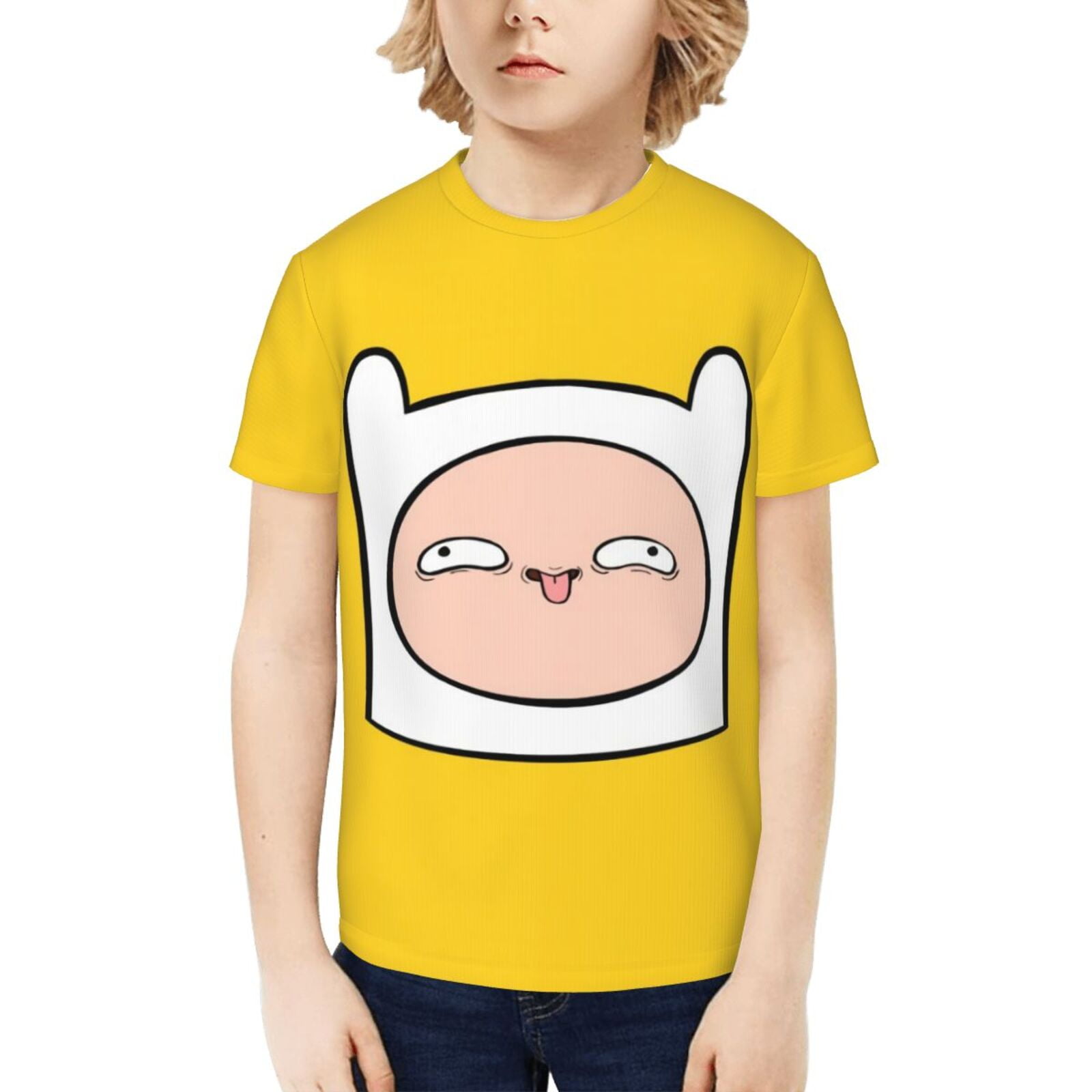 Adventure Time Kids 3D Print Graphic T Shirts Funny Cartoon Casual ...