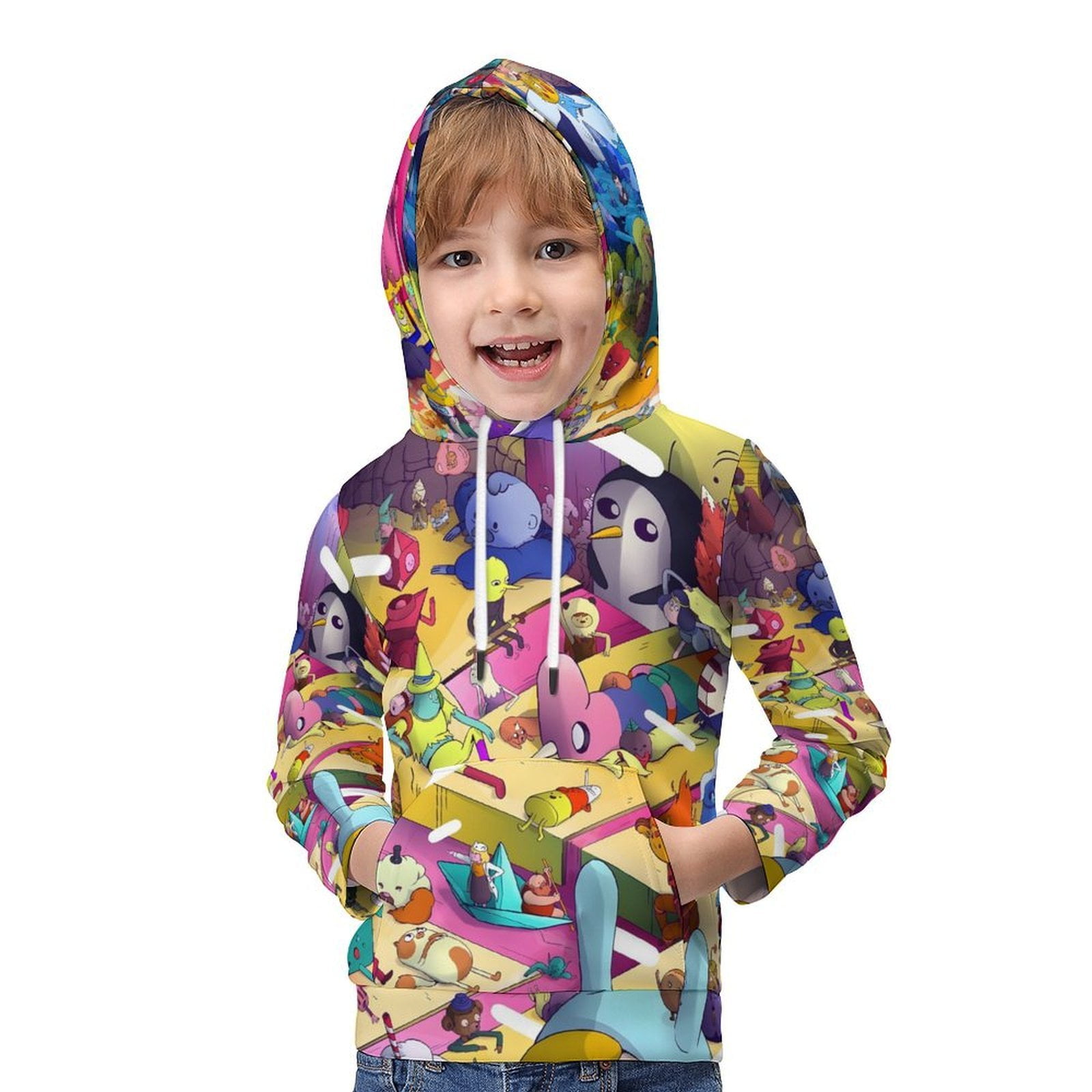 Adventure Time Kids' Hoodie 3d Print Sweatshirt Soft Pullover Hooded ...