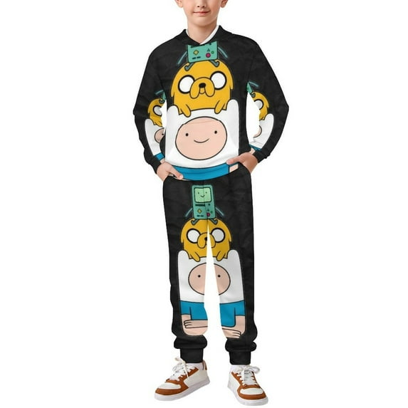 Adventure Time Kids' Sweatshirt & Pants Set 2 Pcs Tracksuit Outfit ...