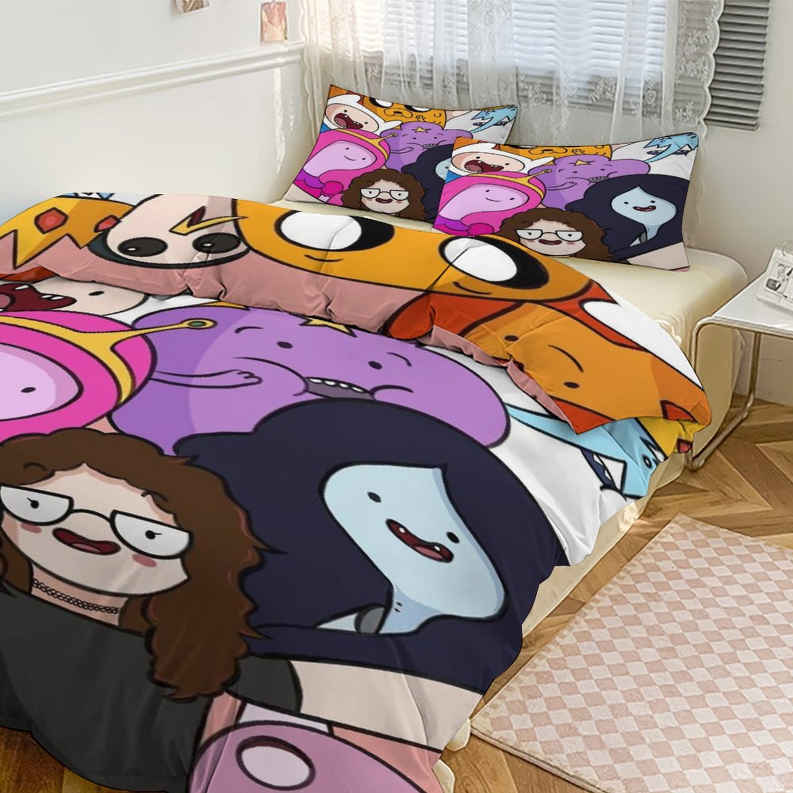 Adventure Time Kids Twin Bed in a Bag, Comforter and Sheets,Cartoon ...