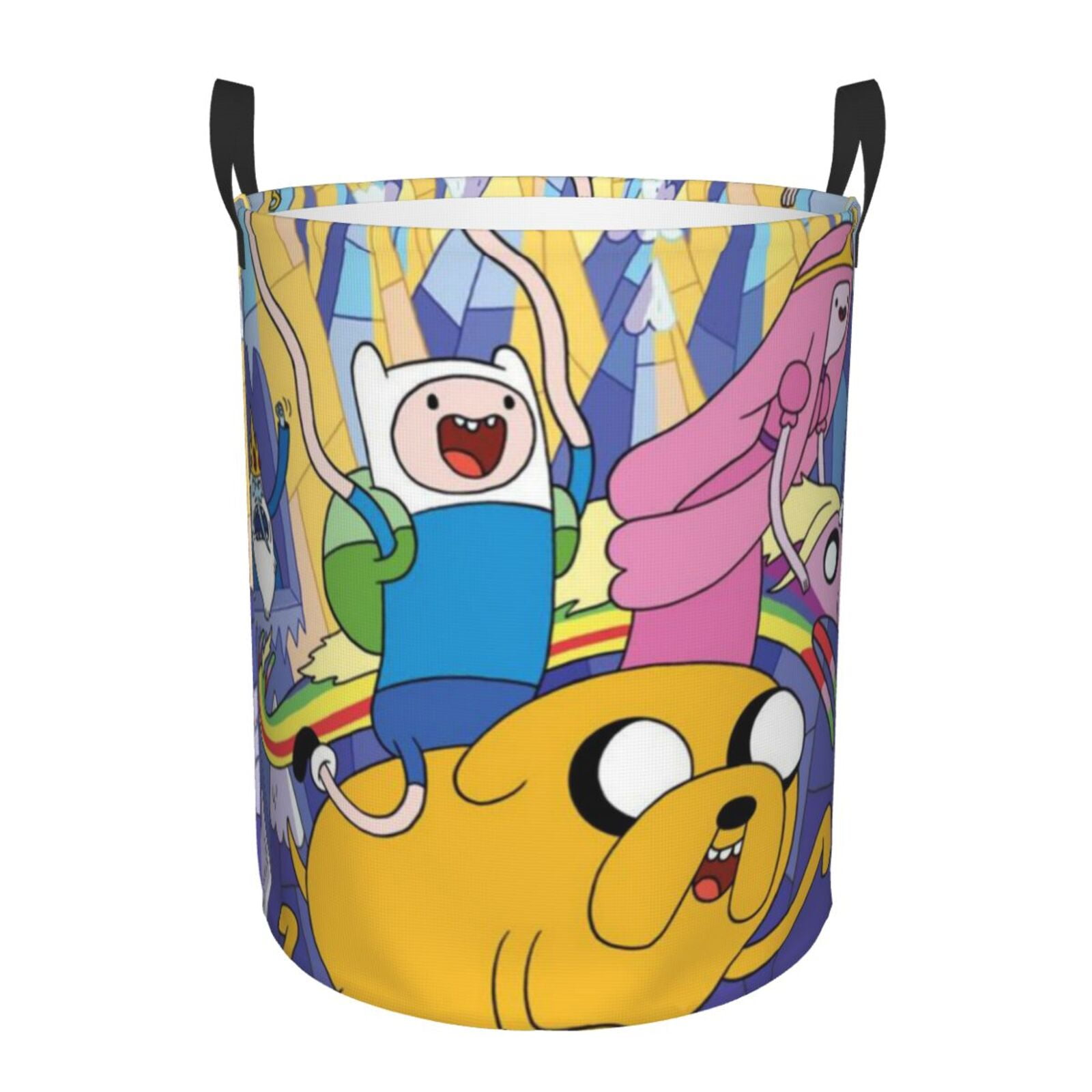Adventure Time Laundry Basket Circular Laundry Hamper Dirty Clothes ...