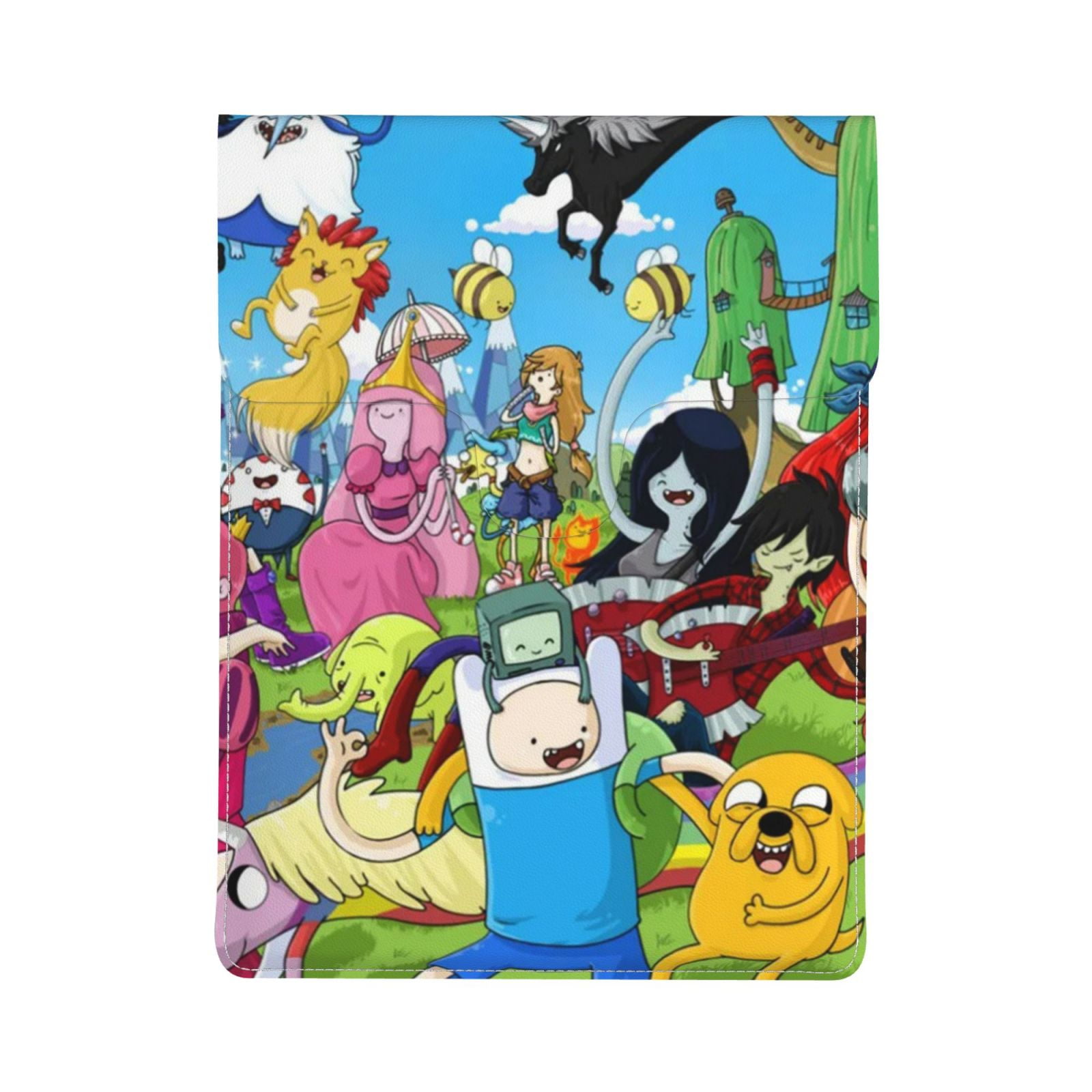 Adventure Time Leather Laptop Sleeve Case Slim Waterproof Protective ...