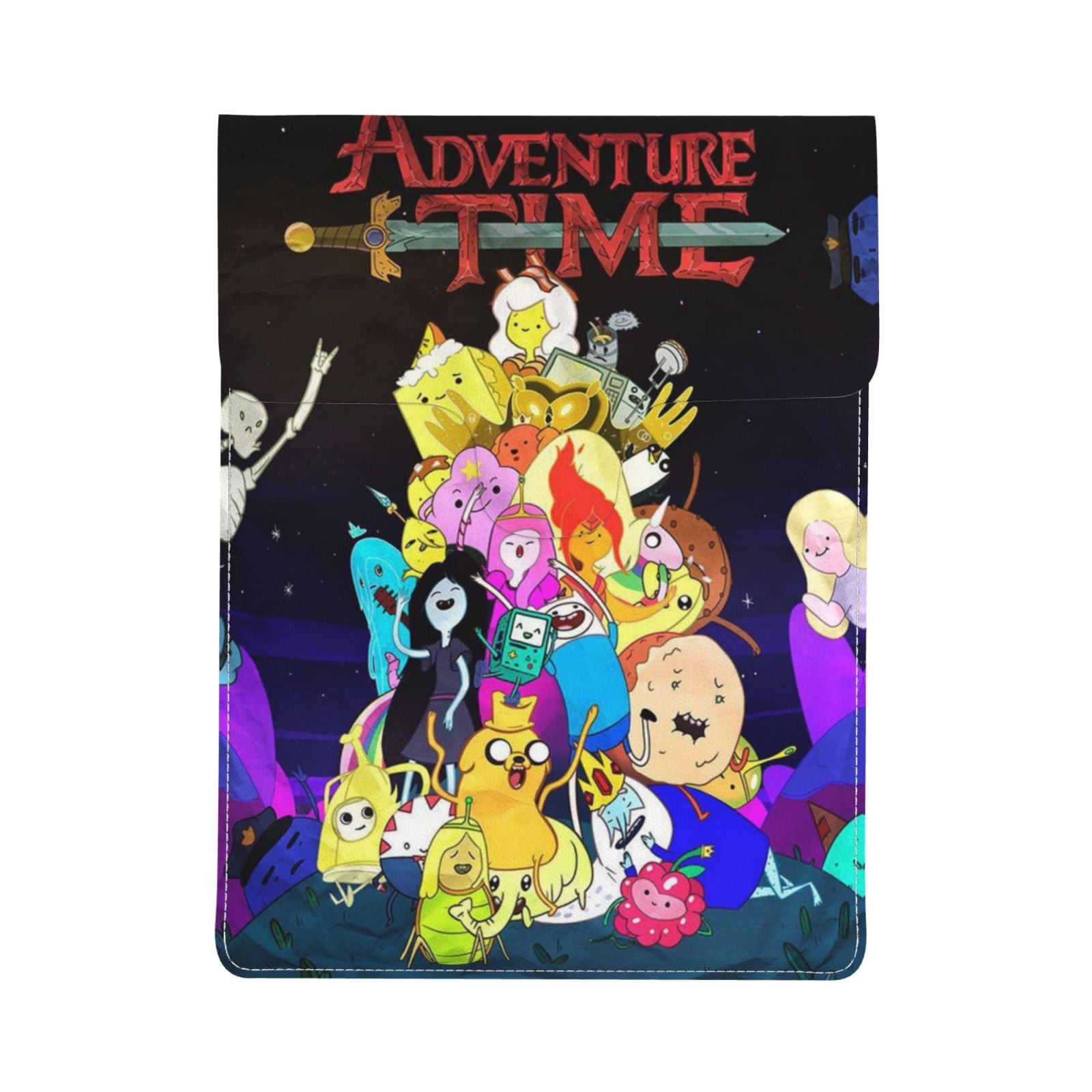 Adventure Time Leather Laptop Sleeve Case Slim Waterproof Protective ...