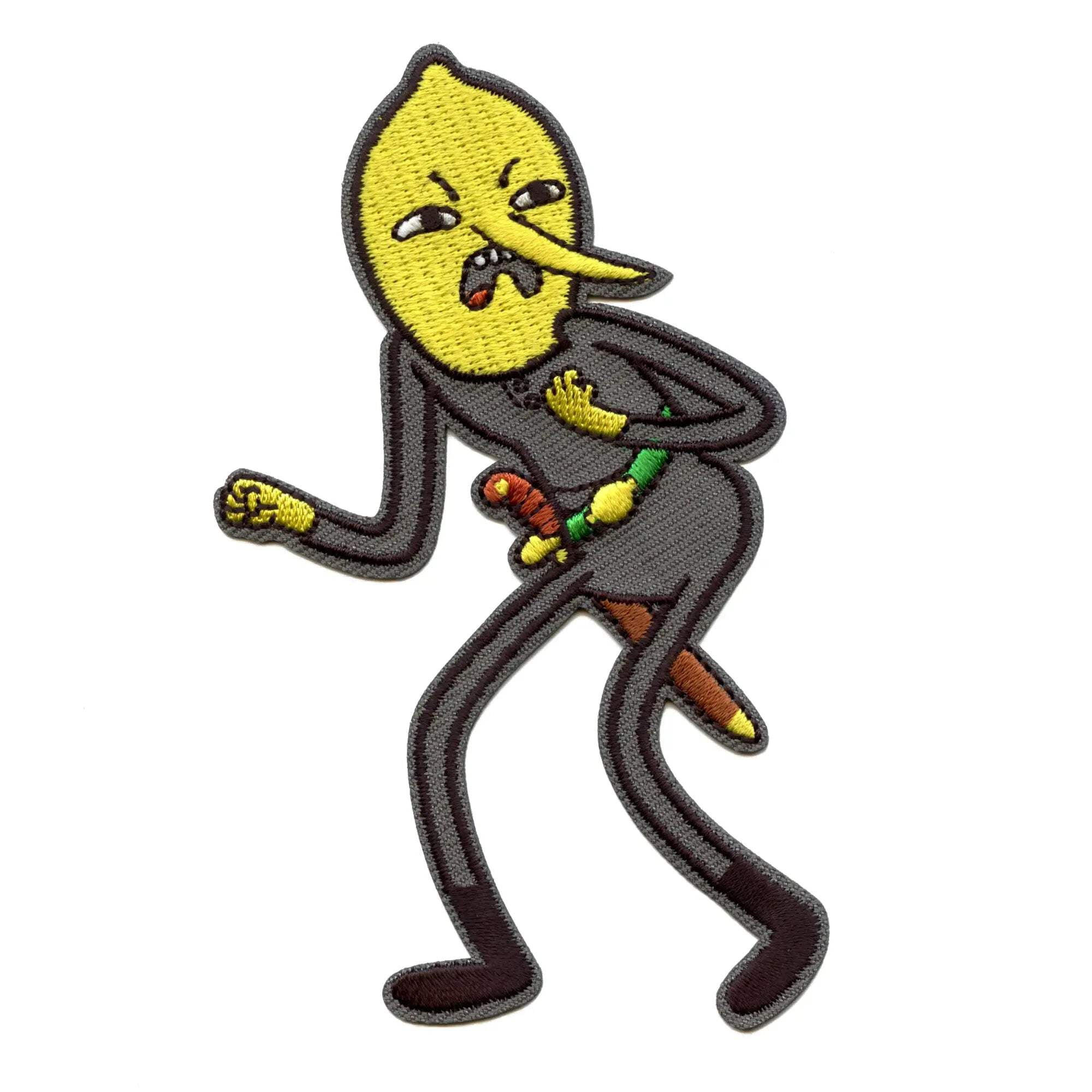 Adventure Time Lemongrab In Disgust Patch Cartoon Network Animation ...