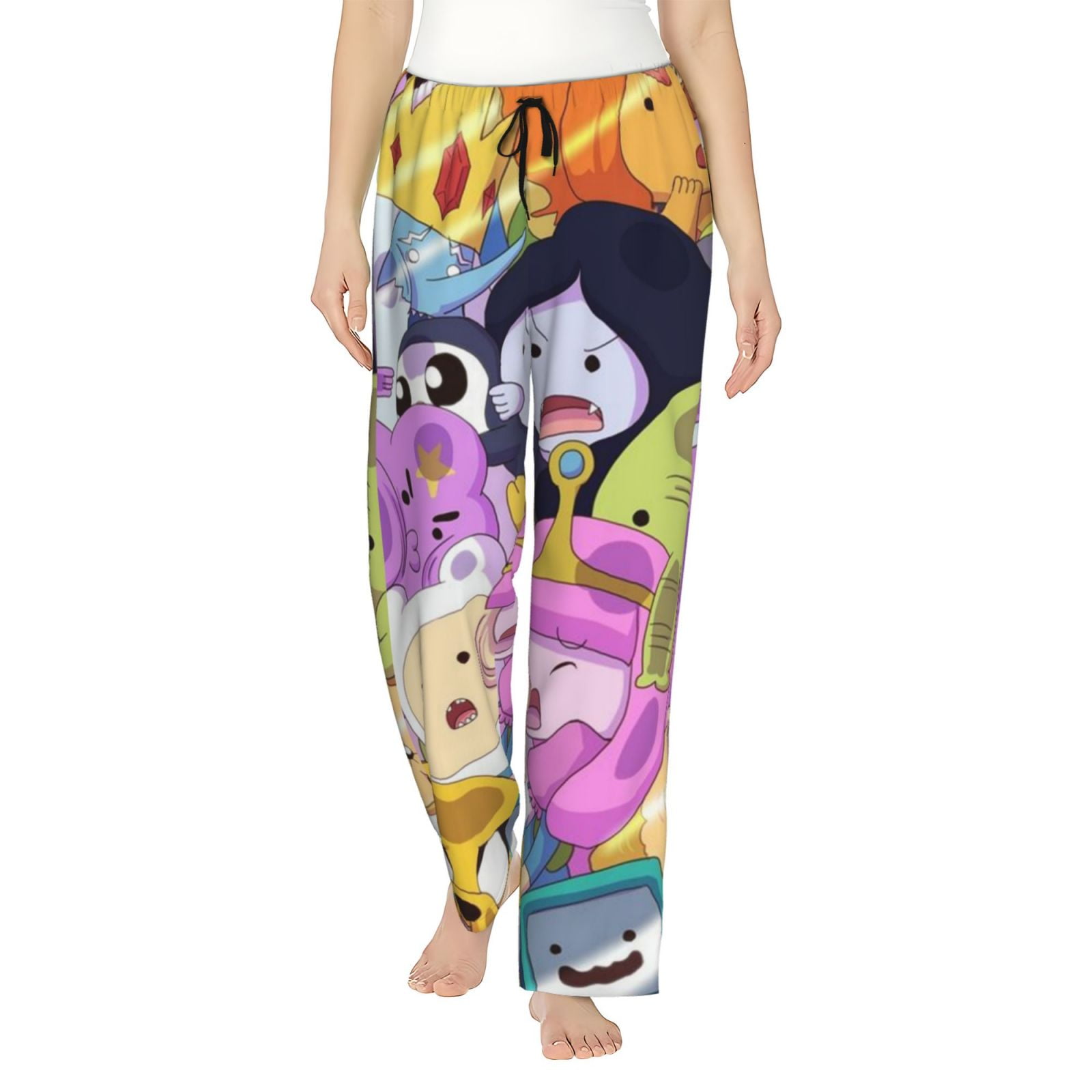 Adventure Time Lounge Pajama Pants Cute Breathable Loose-Fit Women ...