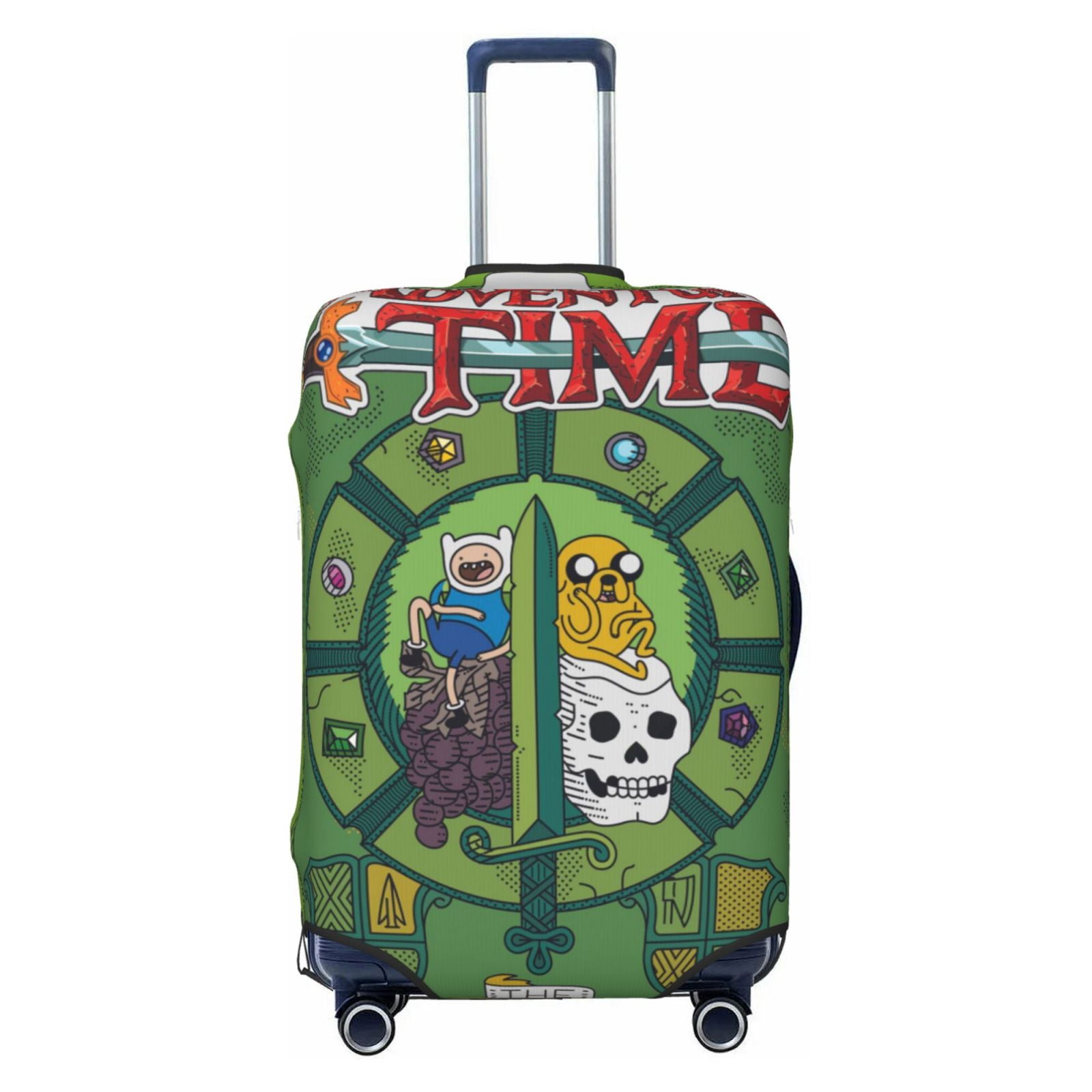 Adventure Time Luggage Cover Printed Travel Luggage Sleeve High ...