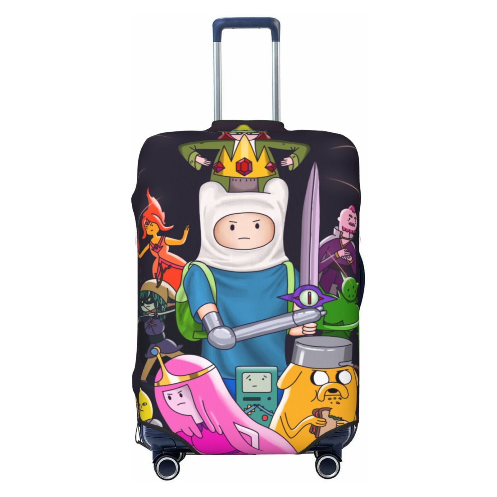 Adventure Time Luggage Cover Printed Travel Luggage Sleeve High ...