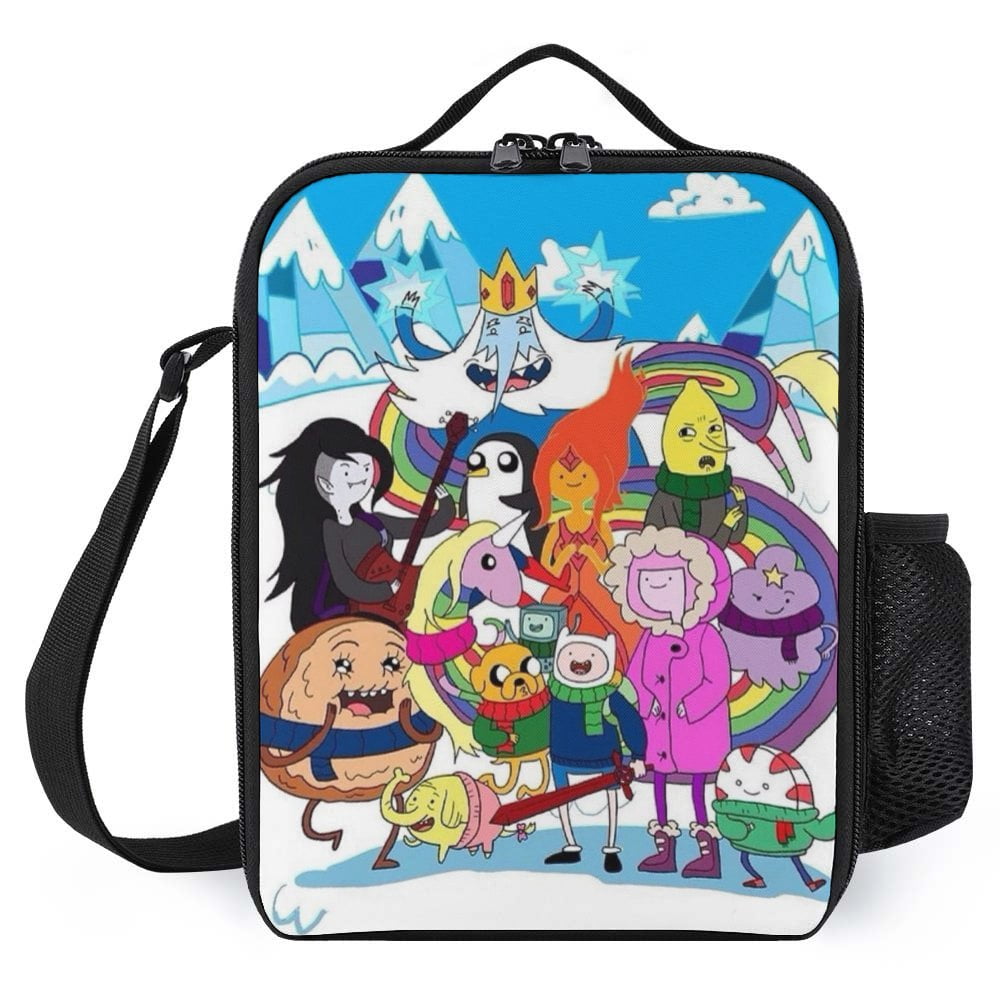 Adventure Time Lunch Bag, Reusable Portable Lunch Tote Bag for Work ...