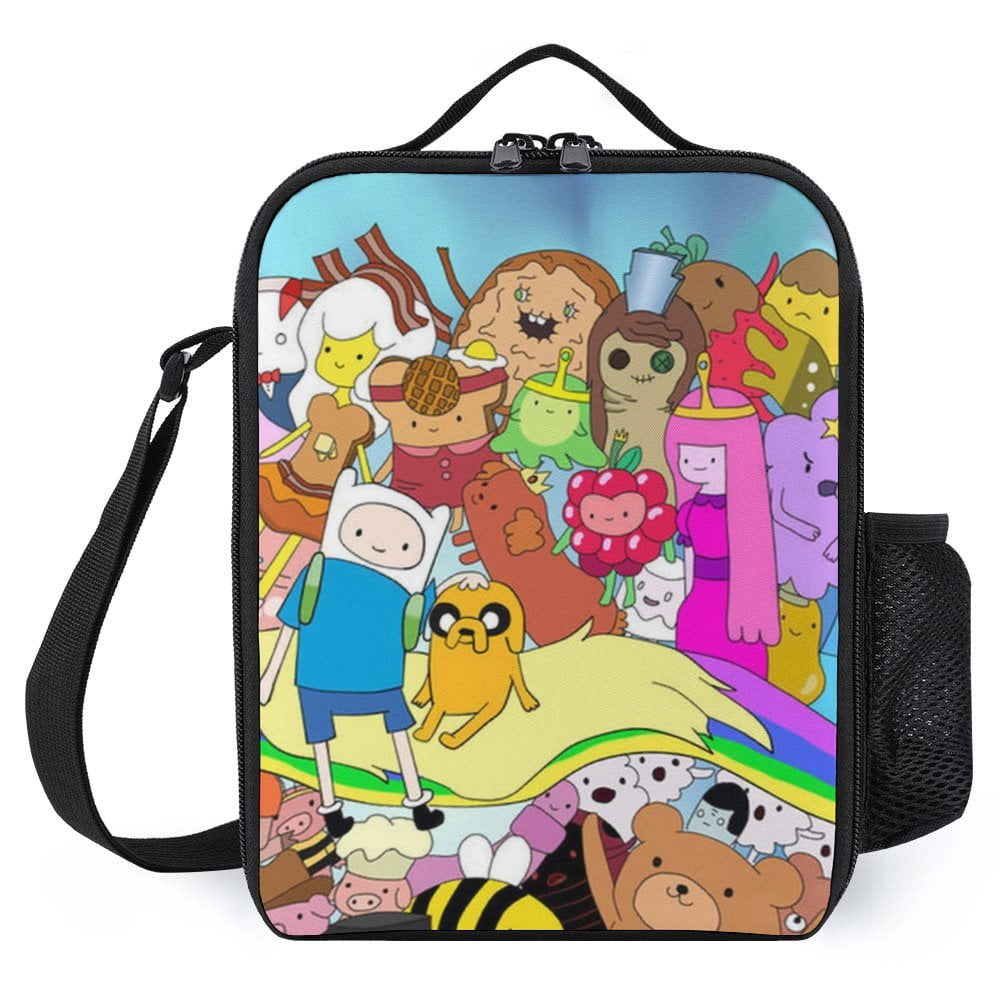 Adventure Time Lunch Bag, Reusable Portable Lunch Tote Bag for Work ...