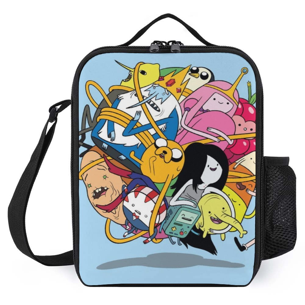 Adventure Time Lunch Bag, Reusable Portable Lunch Tote Bag for Work ...