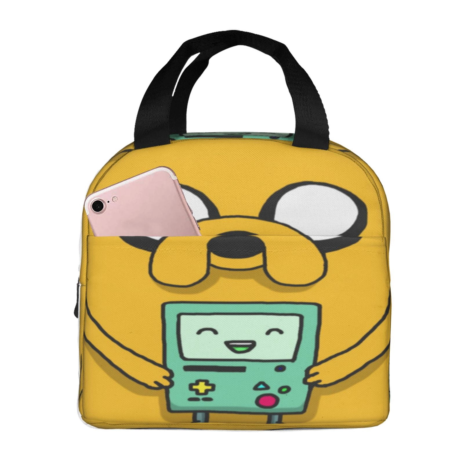 Adventure Time Lunch Bag Kawaii Anime Reusable Cooler Bag Lunch Box ...