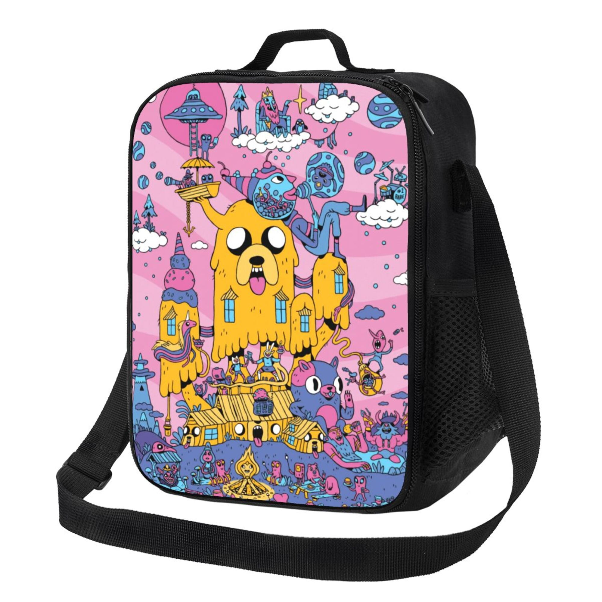 Adventure Time Lunch Bag Lunch Box Lightweight Durable Lunch Tote Bag ...