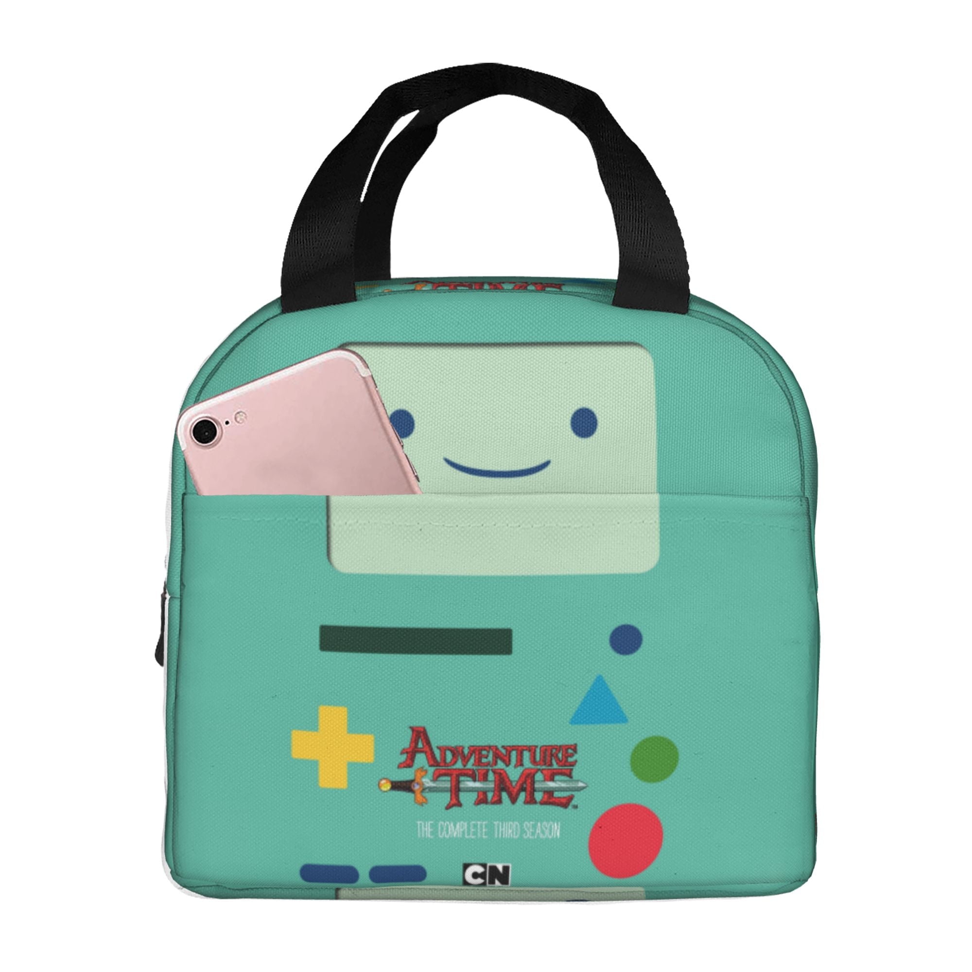 Adventure Time Lunch Bag Tote Bag Insulated Lunch Box Picnic Beach ...