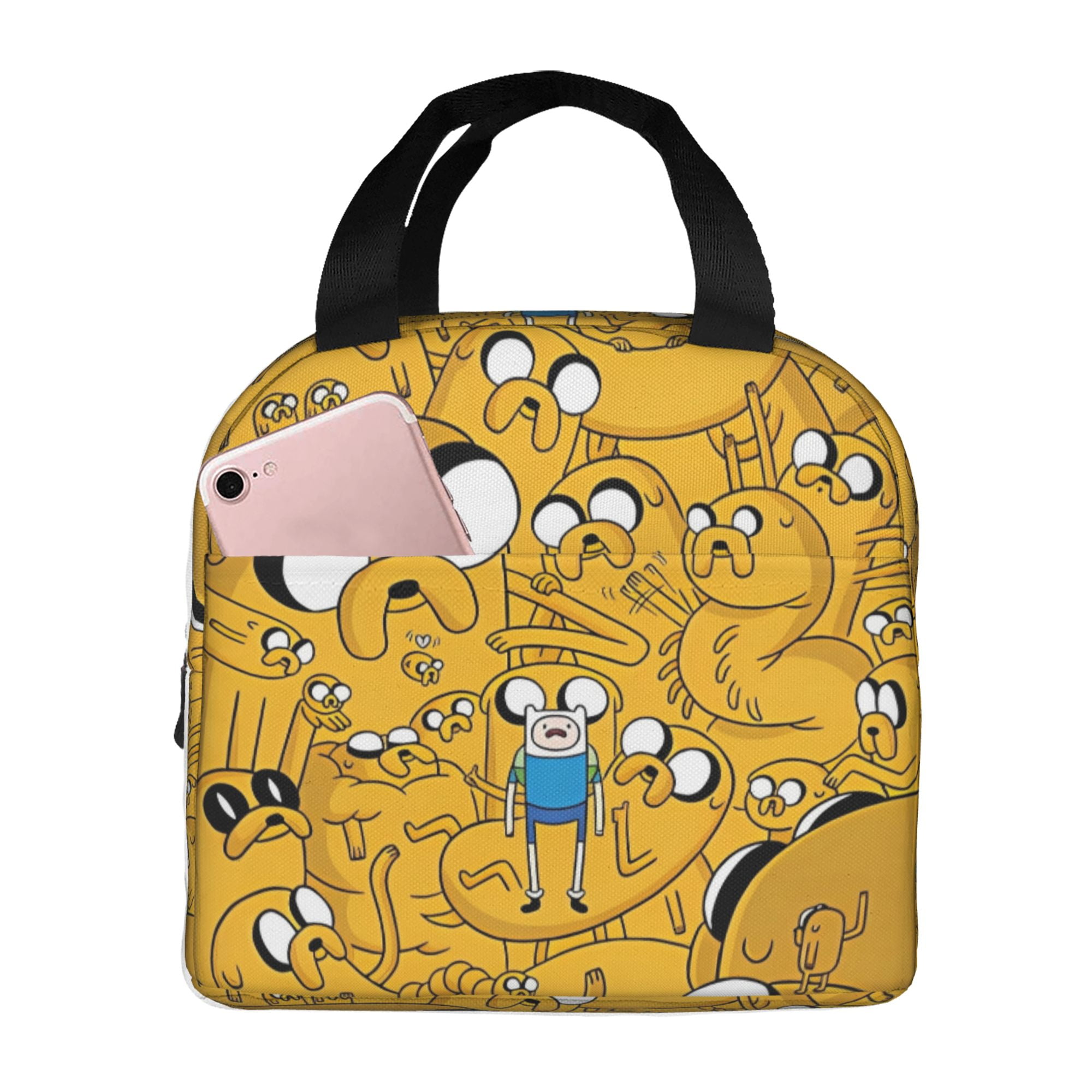 Adventure Time Lunch Bag Tote Bag Insulated Lunch Box Picnic Beach ...