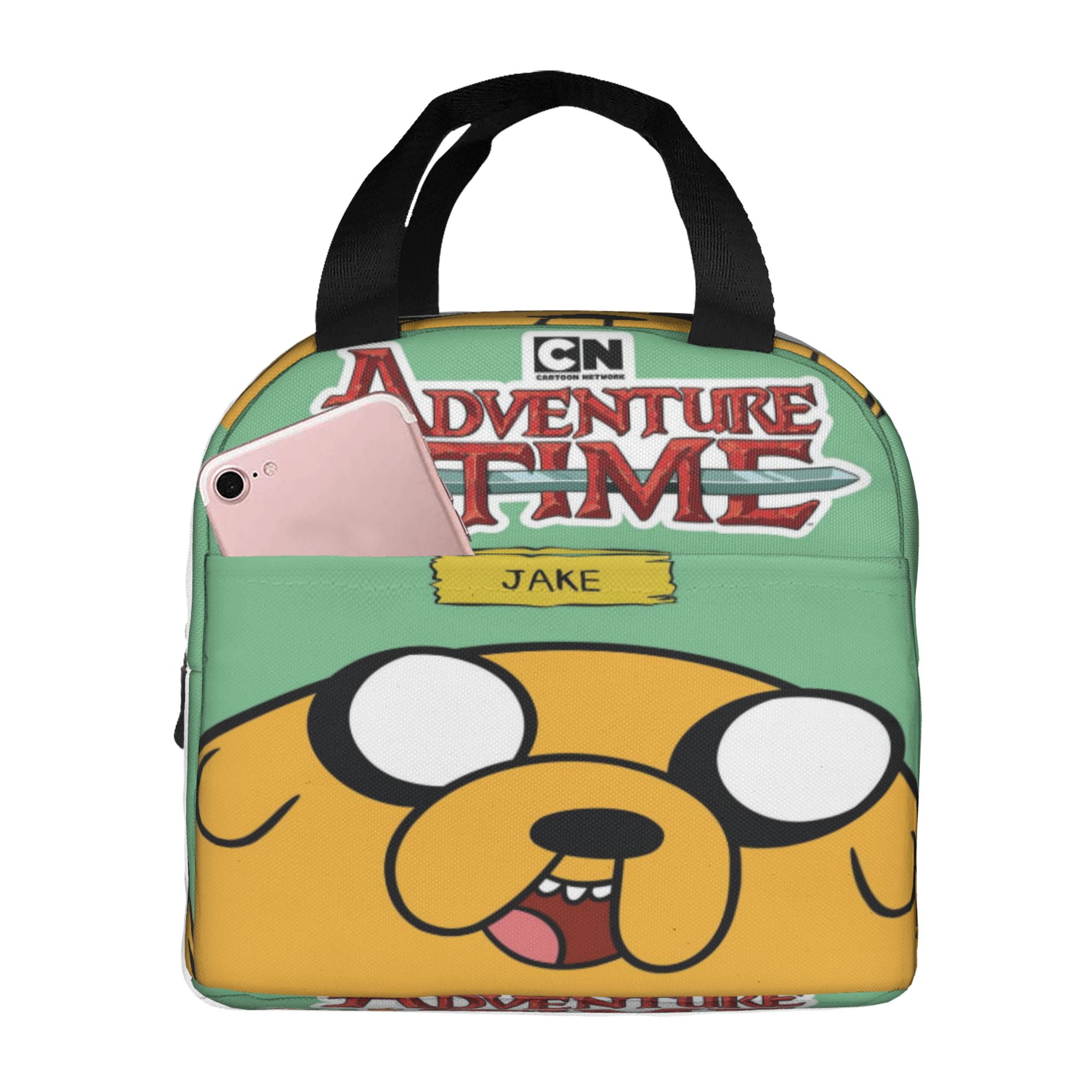 Adventure Time Lunch Bag Tote Bag Insulated Lunch Box Picnic Beach ...