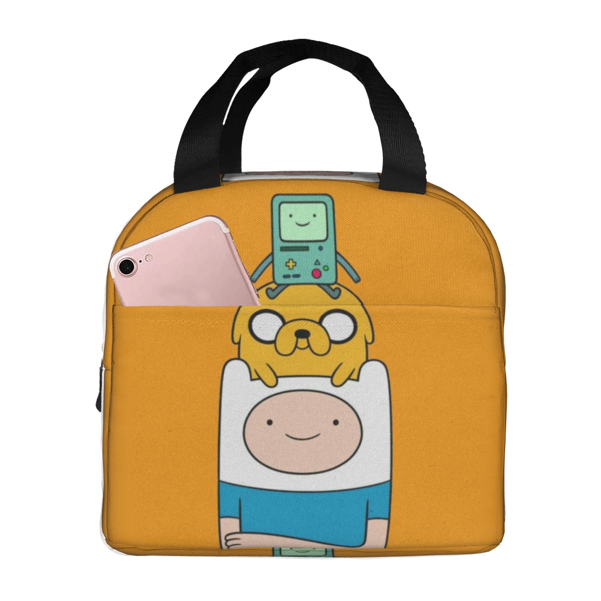 Adventure Time Lunch Bag Tote Bag Insulated Lunch Box Picnic Beach ...