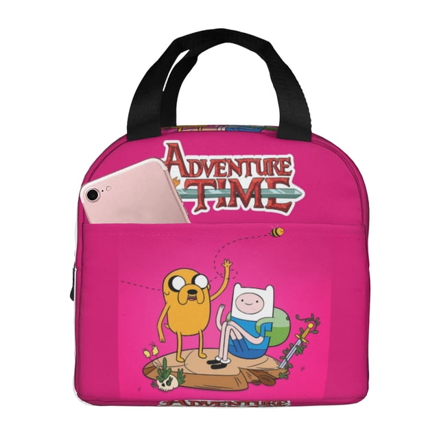 Adventure Time Lunch Bag Tote Bag Insulated Lunch Box Picnic Beach ...
