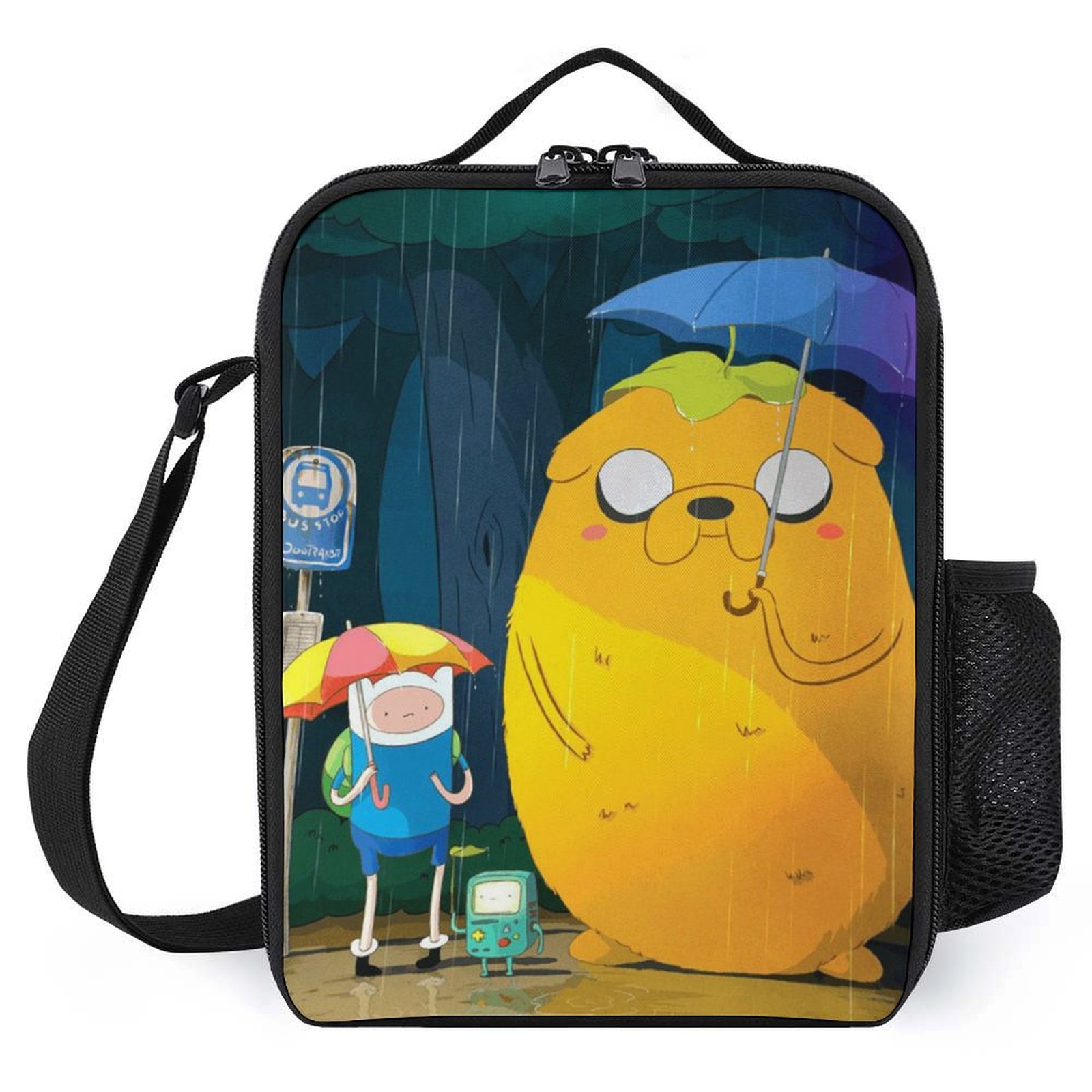 Adventure Time Lunch Tote Bag Reusable Bento Bag Lunch Box Insulated ...