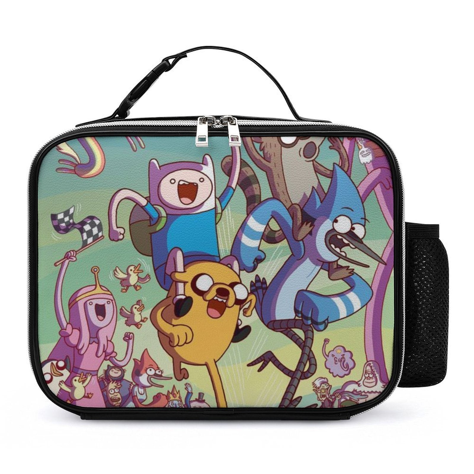 Adventure Time Lunch Tote Detachable Leather Lunchbag Cooler Bag ...