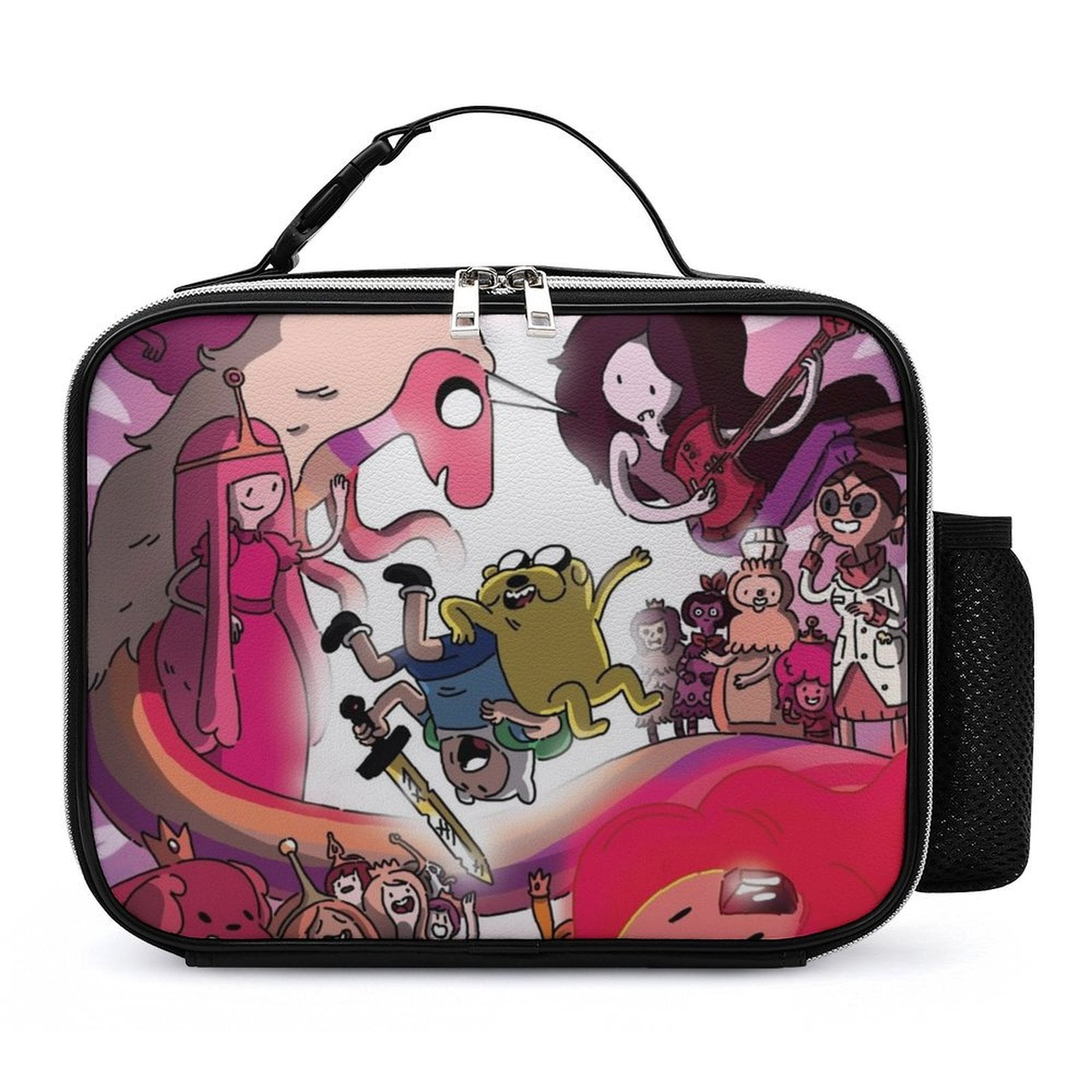 Adventure Time Lunch Tote Detachable Leather Lunchbag Cooler Bag ...