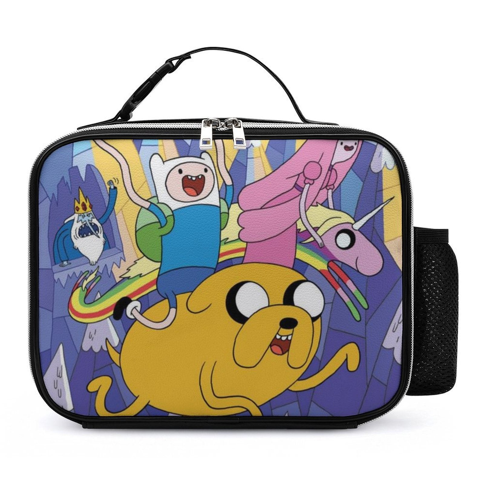 Adventure Time Lunch Tote Detachable Leather Lunchbag Cooler Bag ...