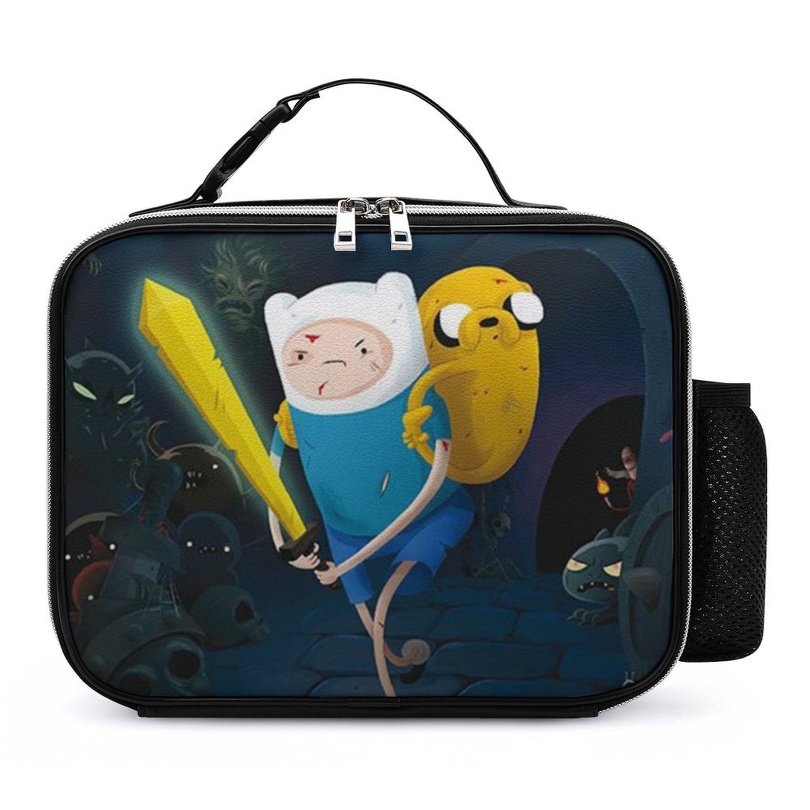 Adventure Time Lunch Tote Detachable Leather Lunchbag Cooler Bag ...