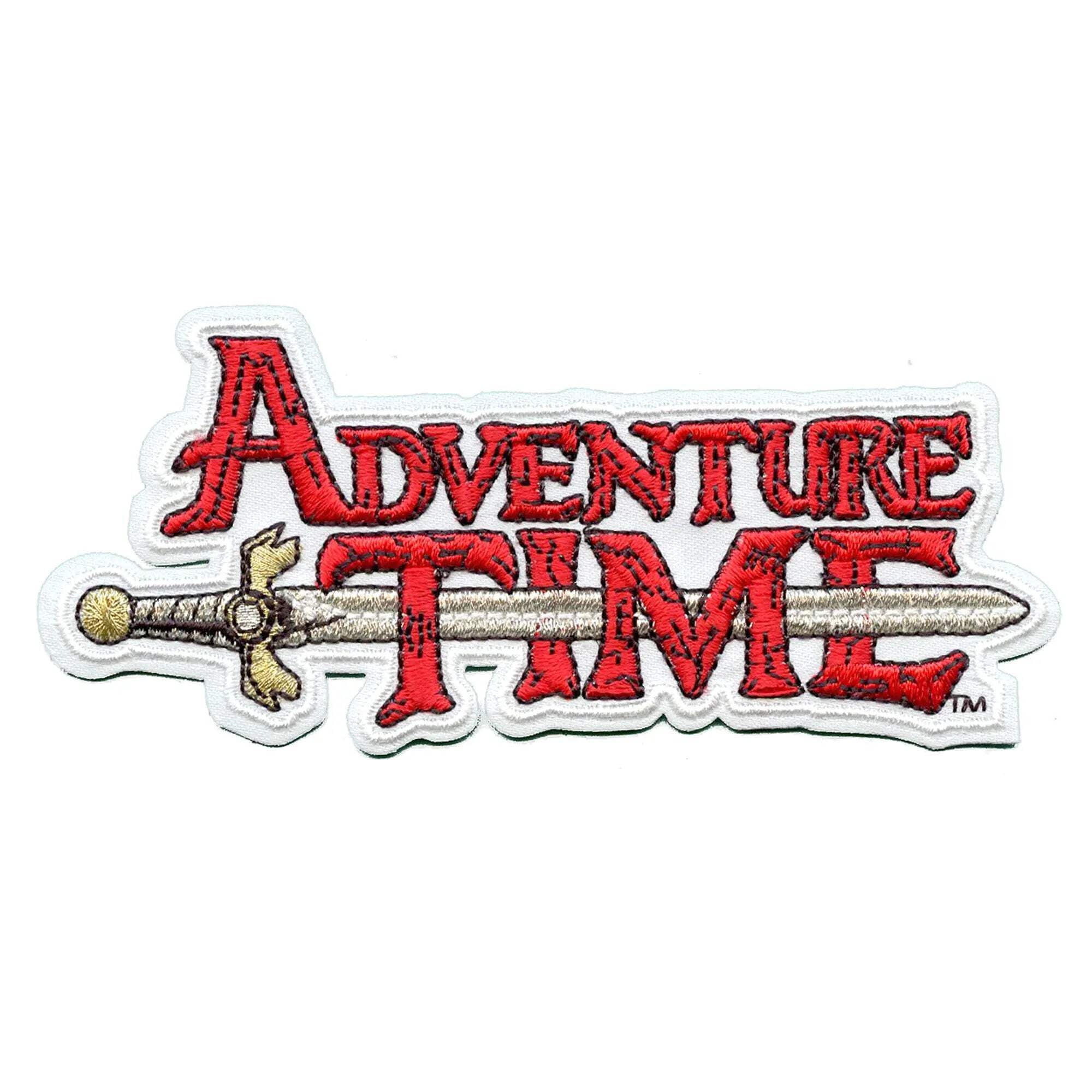 Adventure Time Main Logo Patch Cartoon Network Animation Embroidered ...
