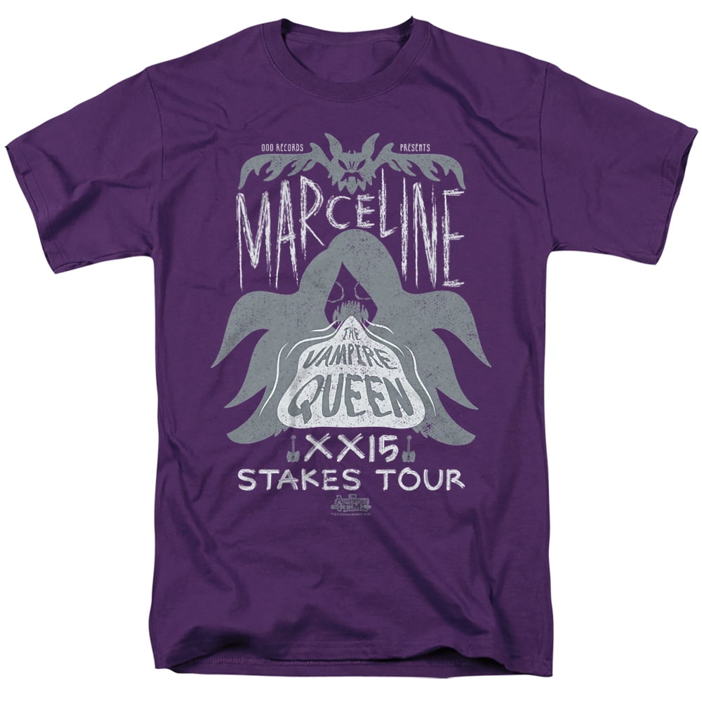 Adventure Time Marceline Concert Unisex Adult T Shirt, Purple, Large ...