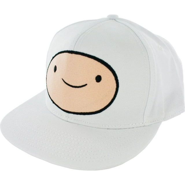 Adventure Time Men's Snapback Cap: Finn White - Walmart.com