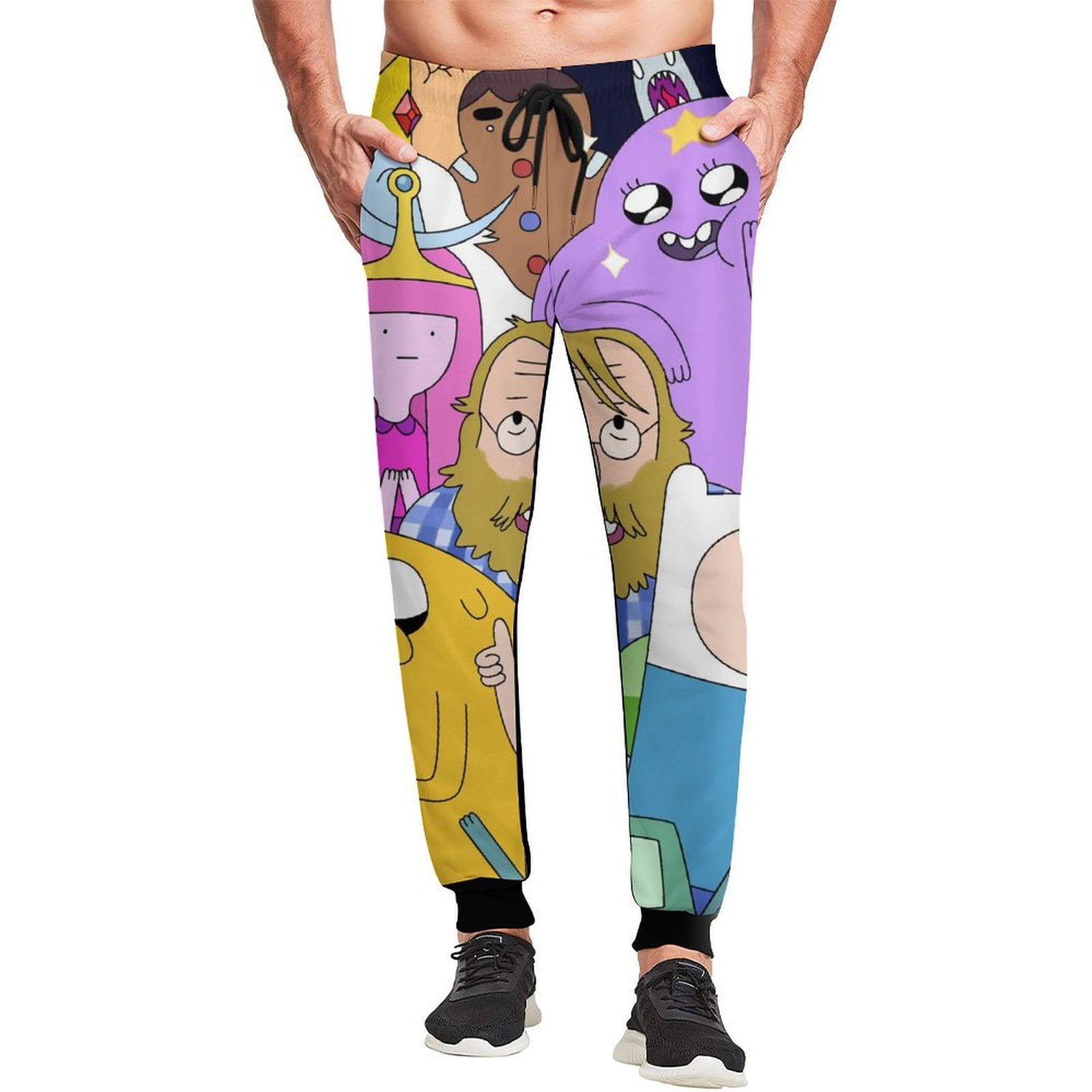 Adventure Time Mens Joggers Sweatpants Elastic Waist Casual Athletic ...