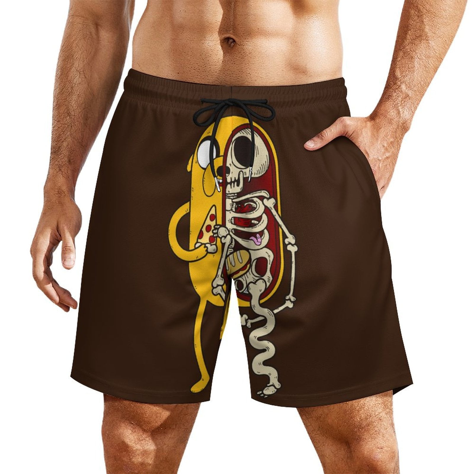 Adventure Time Mens Swim Trunks with Compression Liner Board Shorts ...