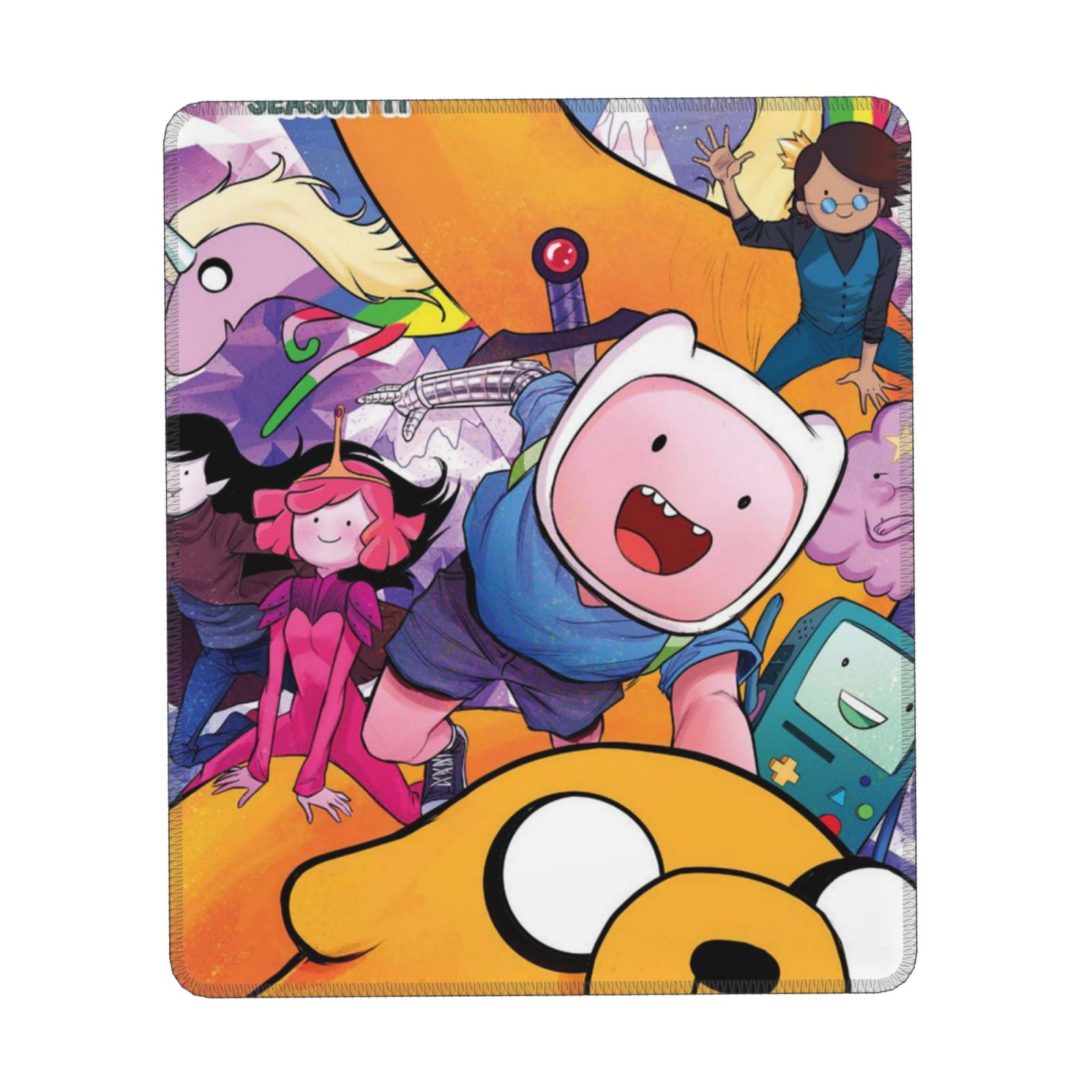 Adventure Time Mouse Pad 10 X 12 Inch Non-Slip Keyboard Mat Rubber Base ...