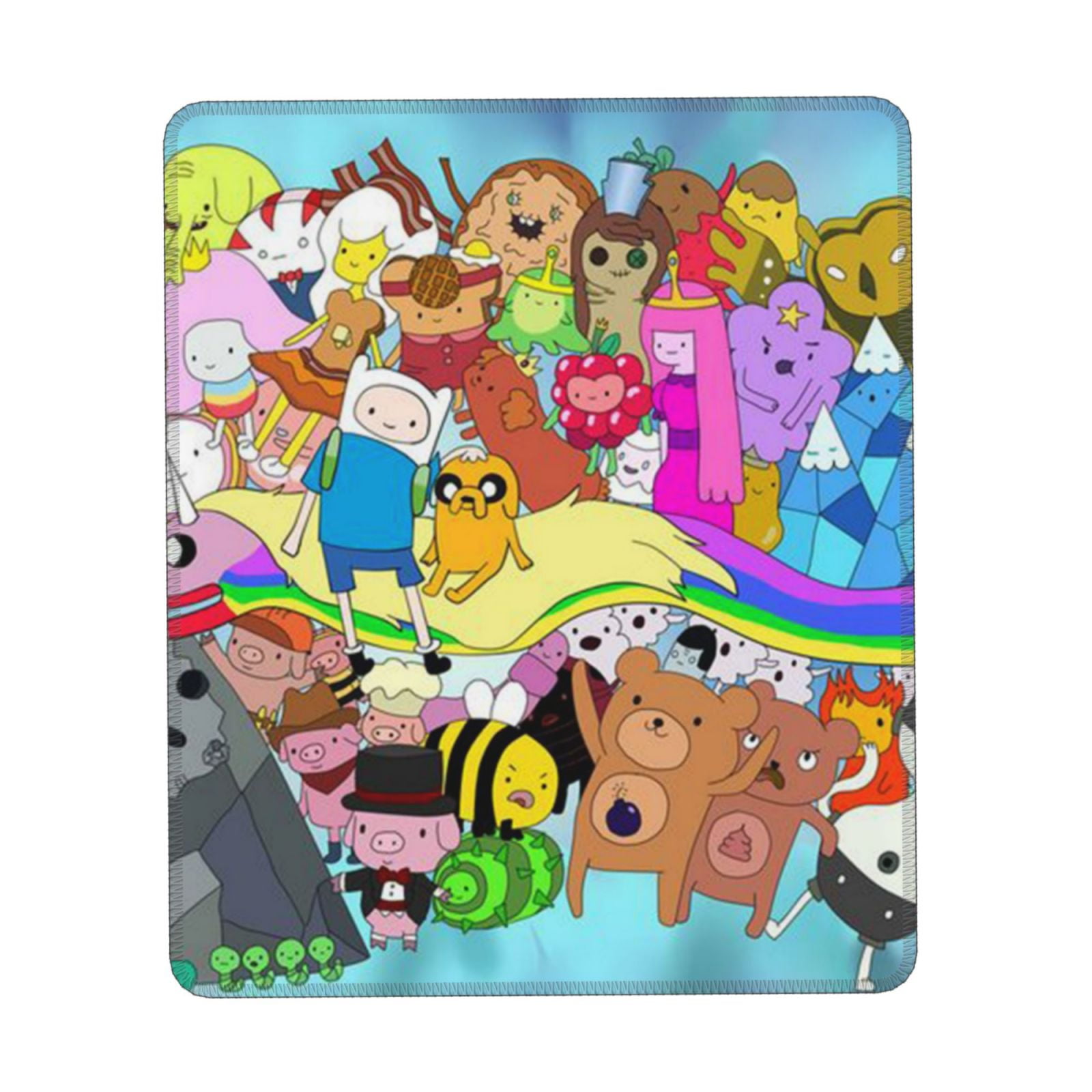 Adventure Time Mouse Pad 10 X 12 Inch Non-Slip Keyboard Mat Rubber Base ...