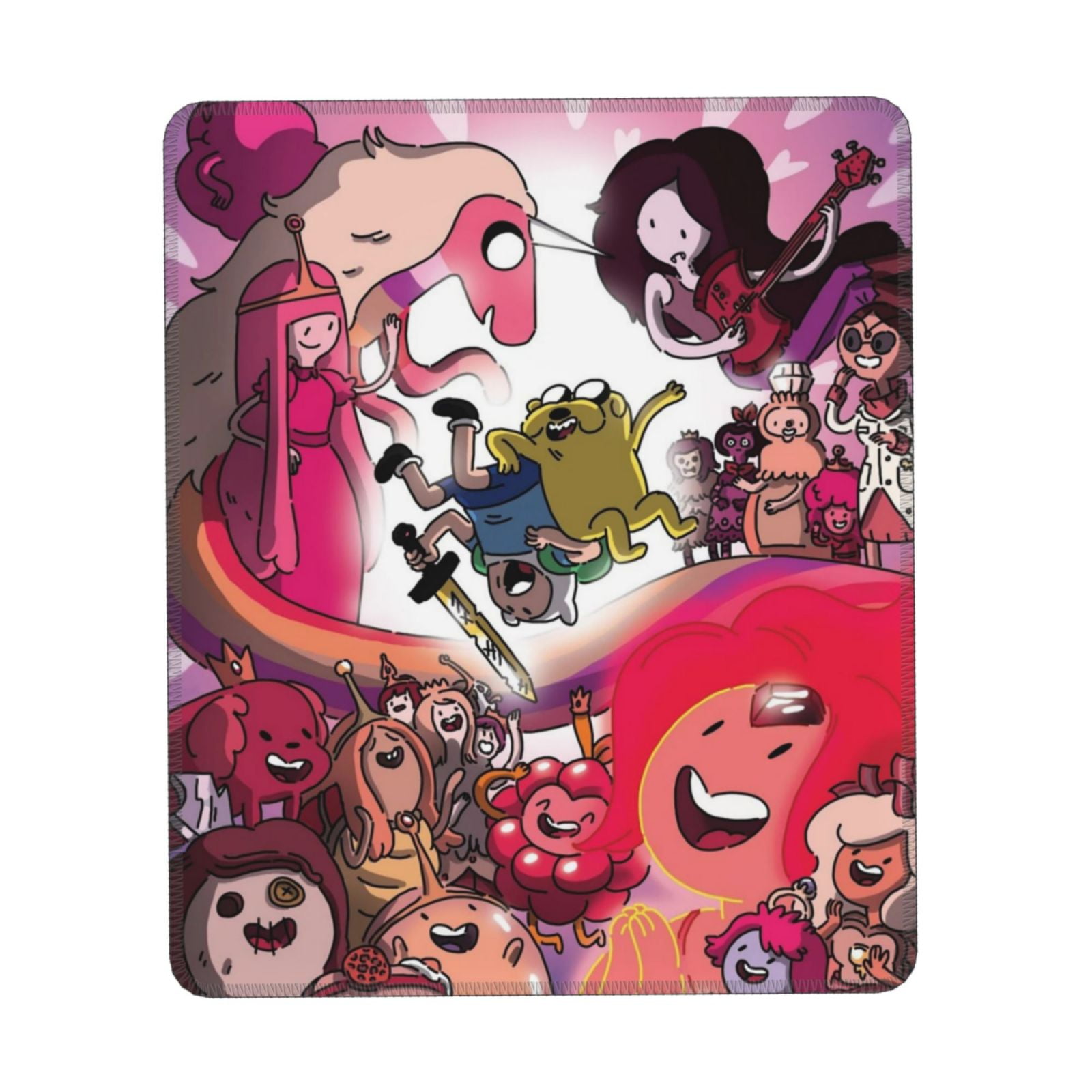 Adventure Time Mouse Pad 10 X 12 Inch Non-Slip Keyboard Mat Rubber Base ...