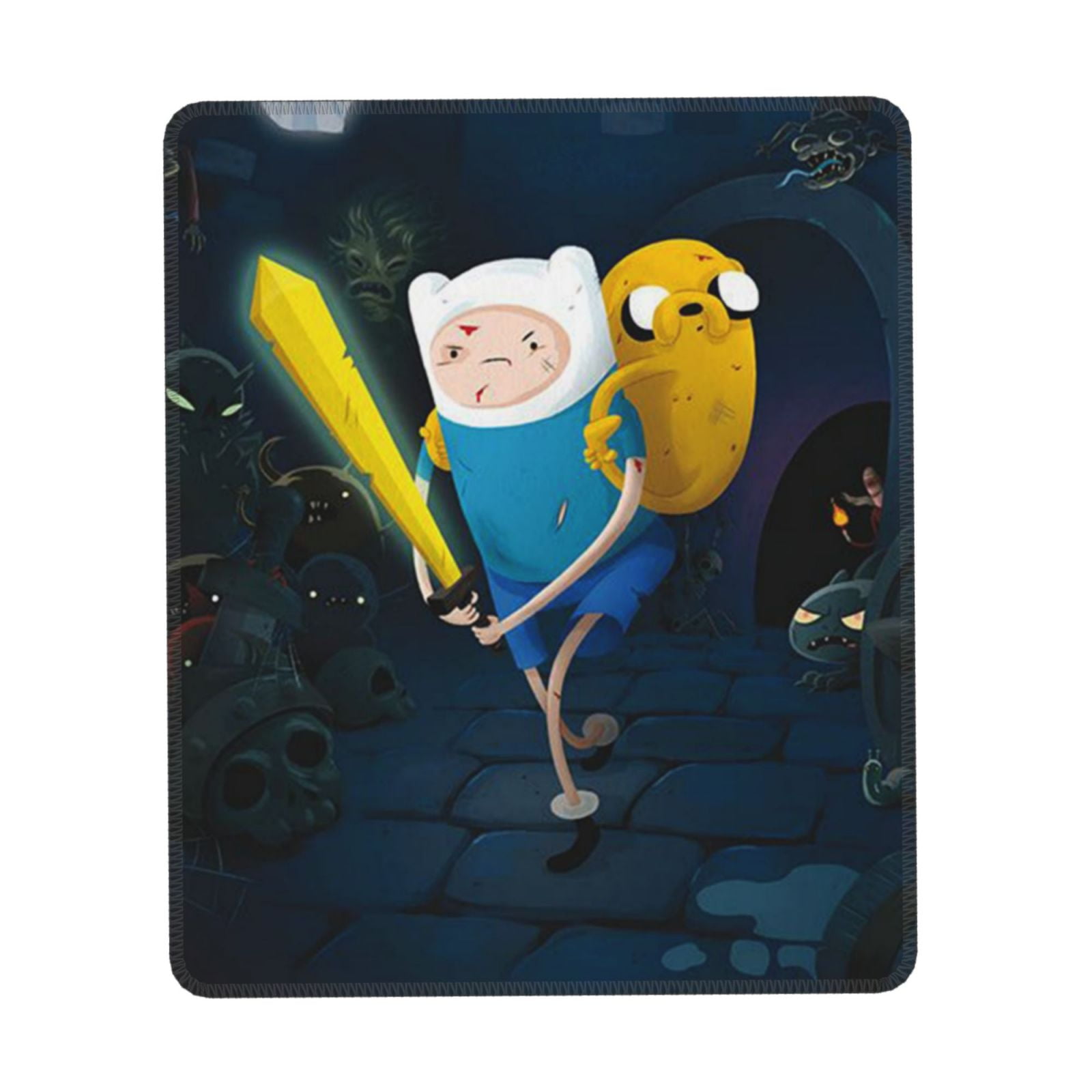 Adventure Time Mouse Pad 10 X 12 Inch Non-Slip Keyboard Mat Rubber Base ...