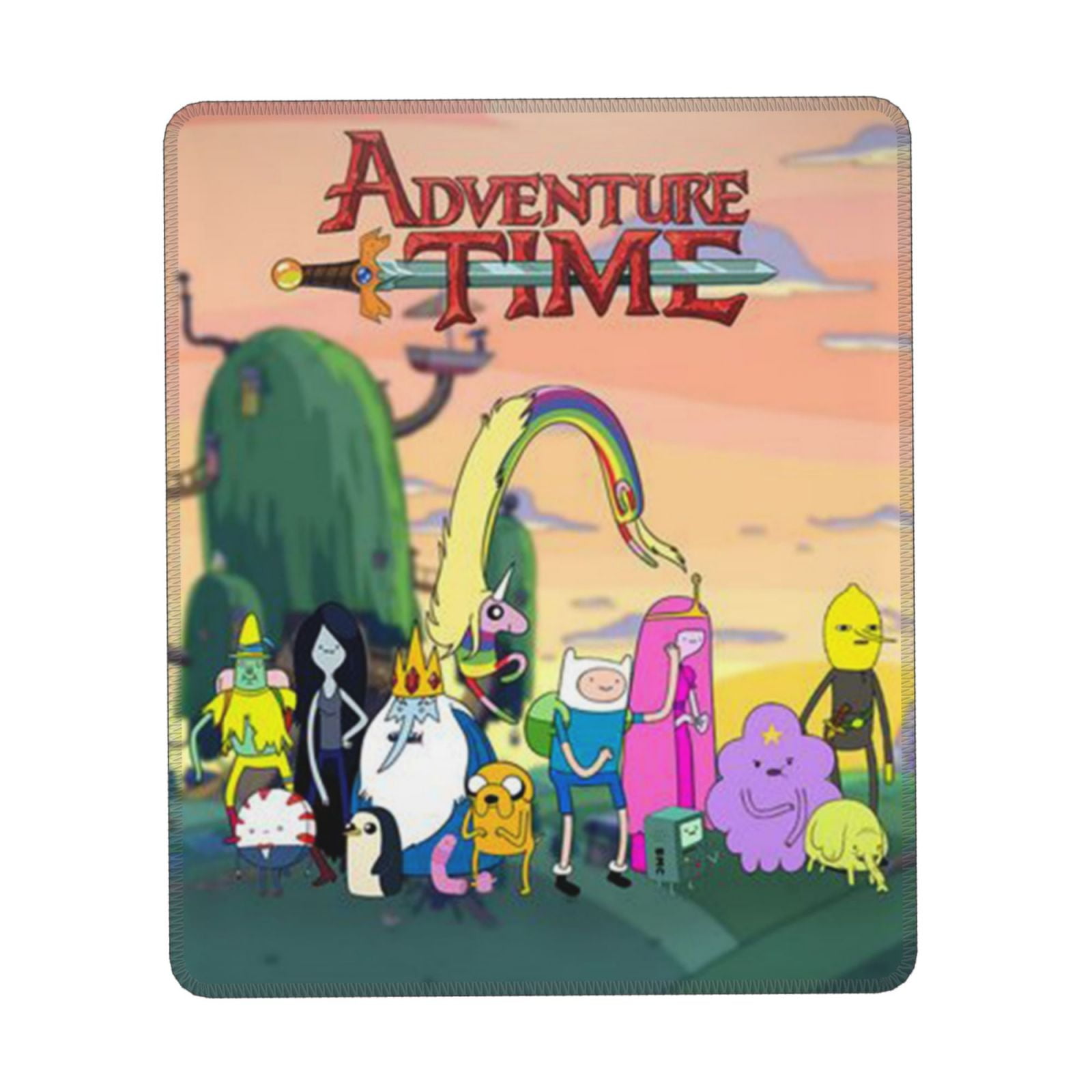 Adventure Time Mouse Pad 10 X 12 Inch Non-Slip Keyboard Mat Rubber Base ...