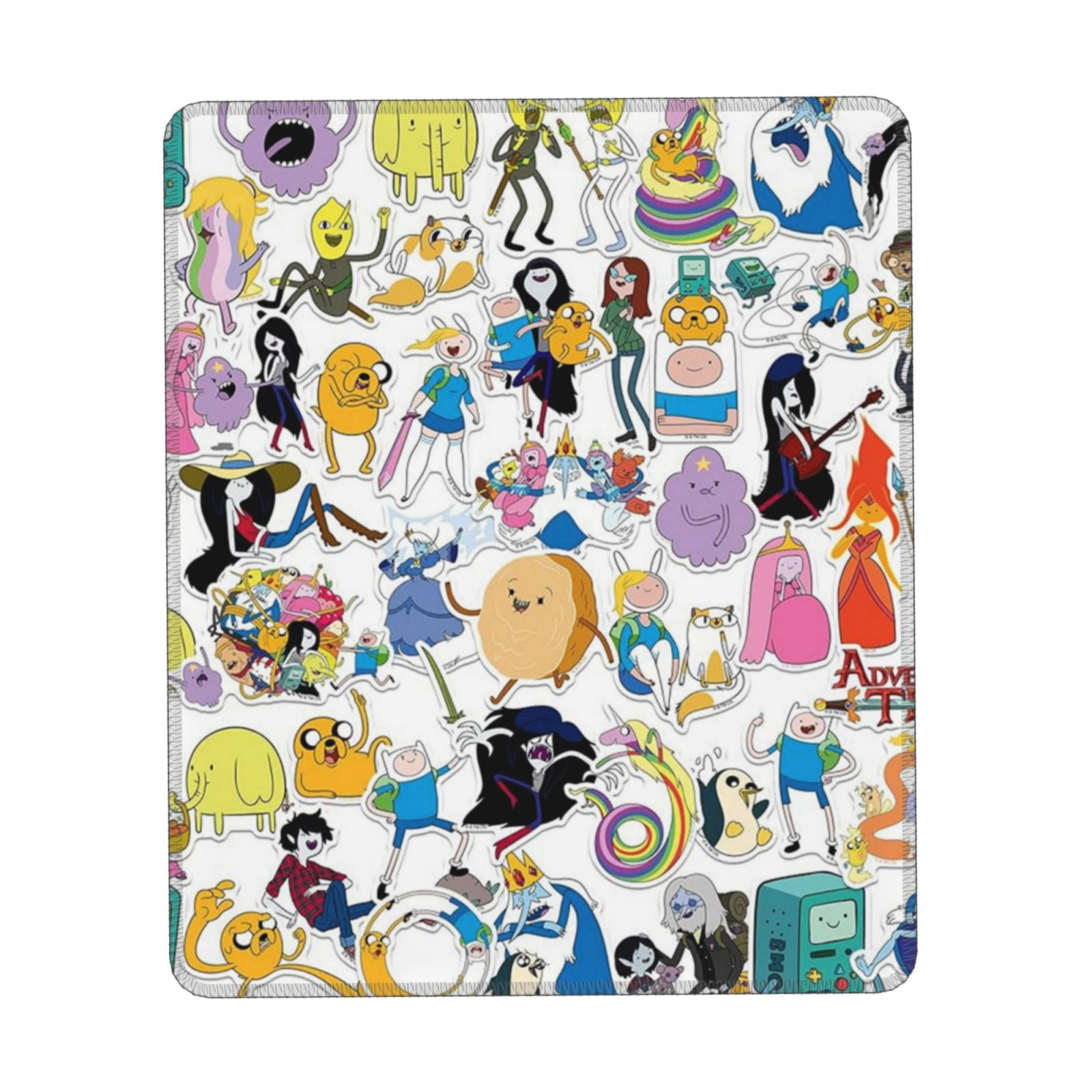Adventure Time Mouse Pad 7.9 X 9.5 In Non-Slip Keyboard Mat Rubber Base ...