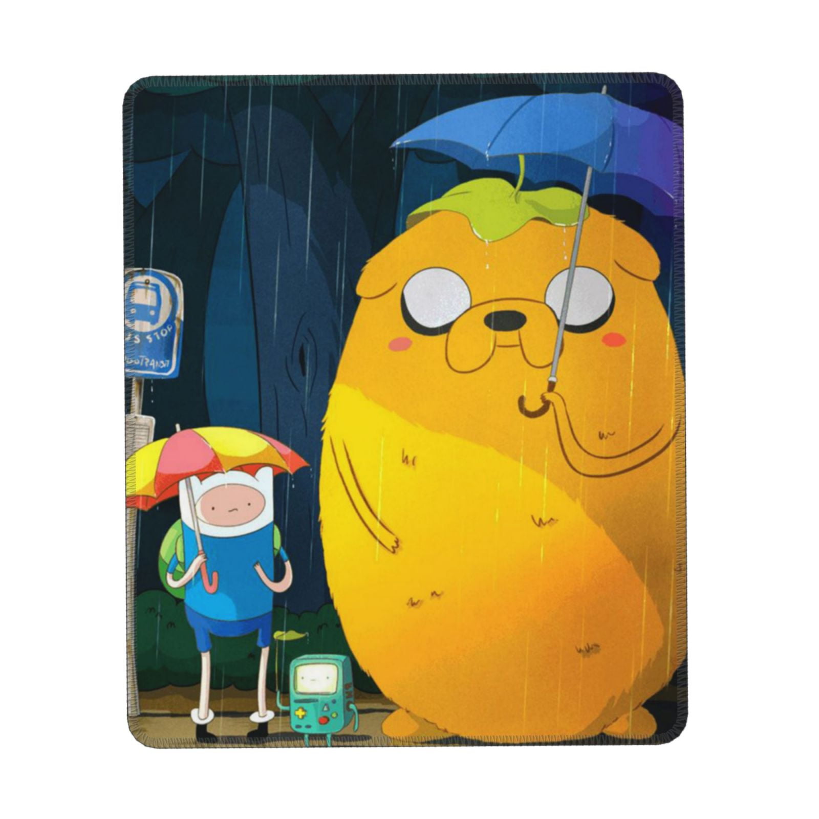 Adventure Time Mouse Pad 7.9 X 9.5 In Non-Slip Keyboard Mat Rubber Base ...