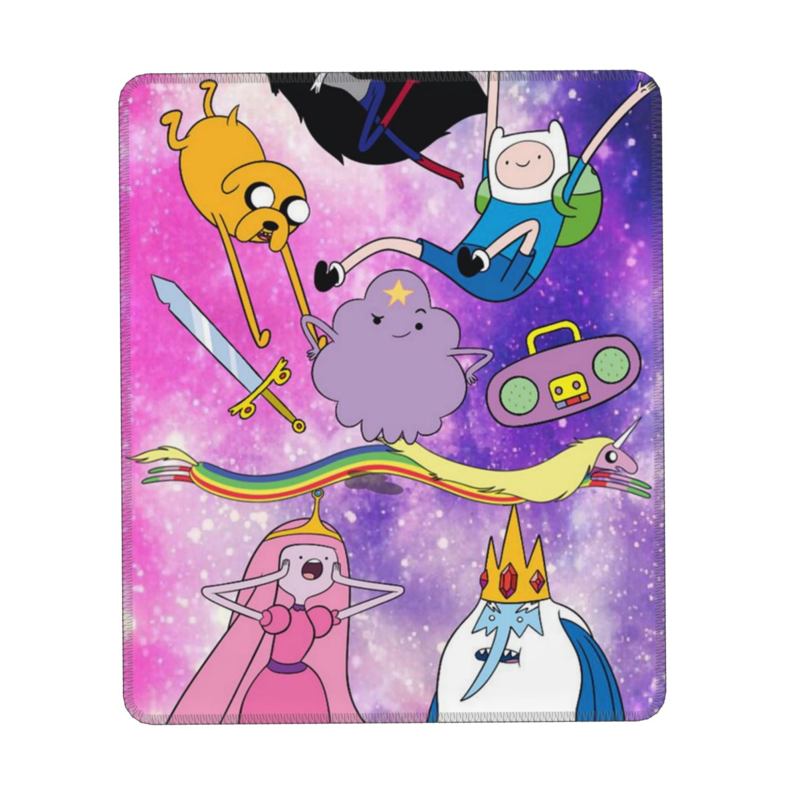 Adventure Time Mouse Pad 7 X 8.6 In Non-Slip Keyboard Mat Rubber Base ...