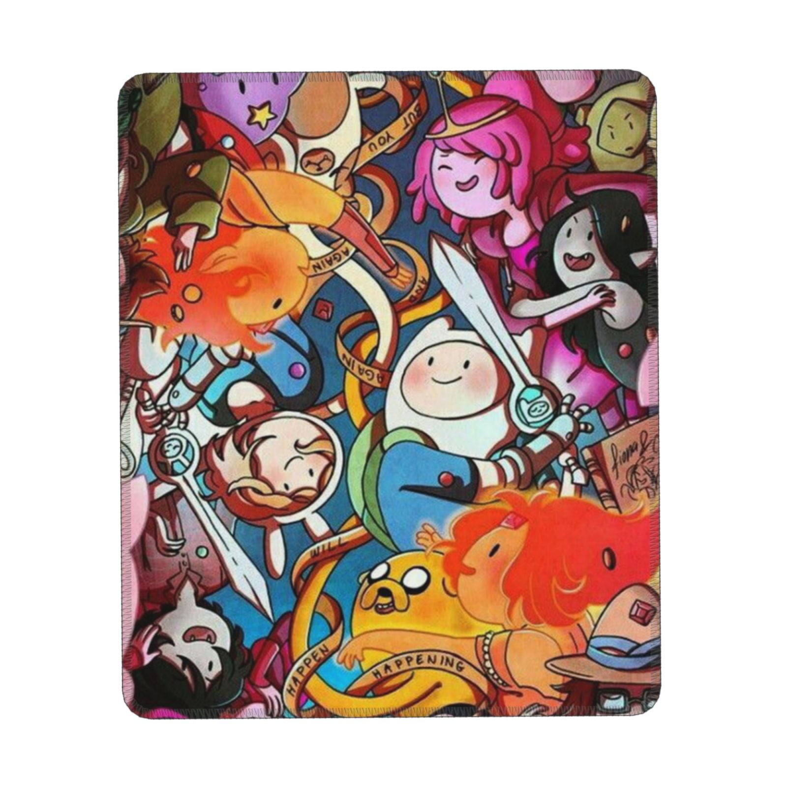 Adventure Time Mouse Pad 7 X 8.6 In Non-Slip Keyboard Mat Rubber Base ...